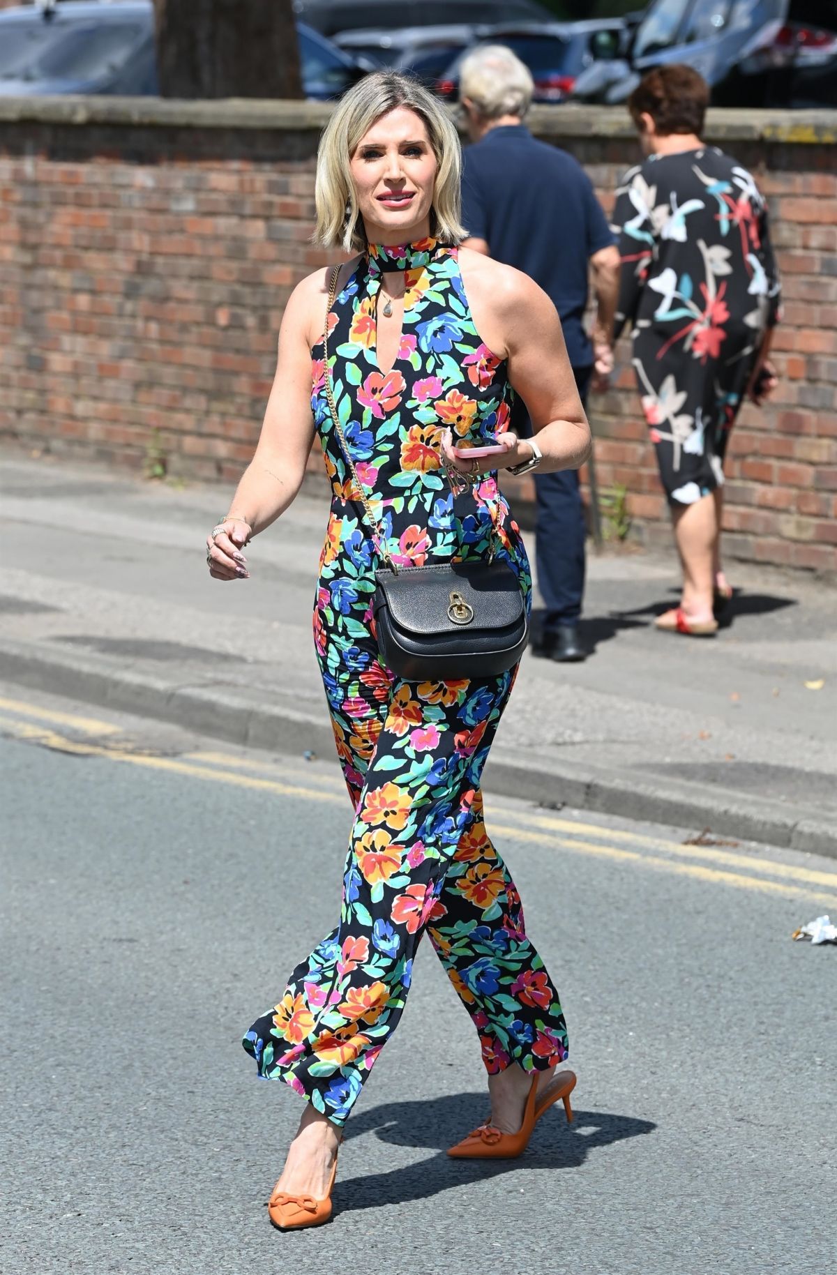 SARAH JAYNE DUNN Heading to Mum and Me Event in Hale 07/08/2024 ...