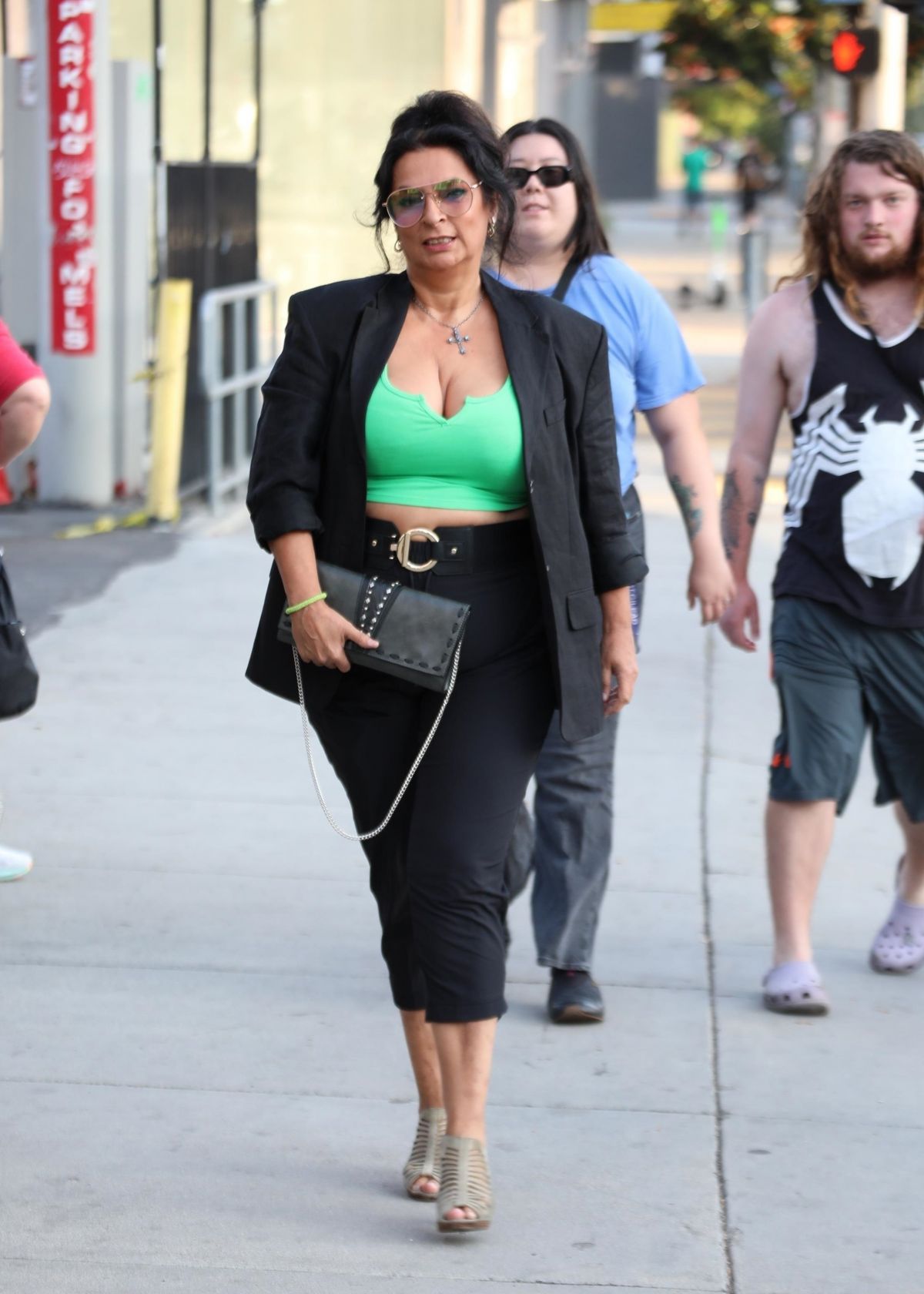 ALICE AMTER Arrives at John Schneider and Dee Dee Sorvino’s Wedding ...