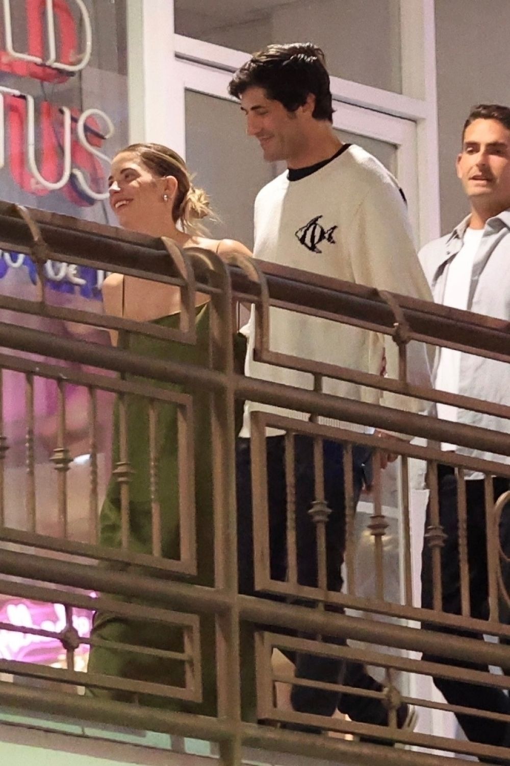 ASHLEY BENSON and Brandon Davis at Sushi Park in West Hollywood 08/21 ...