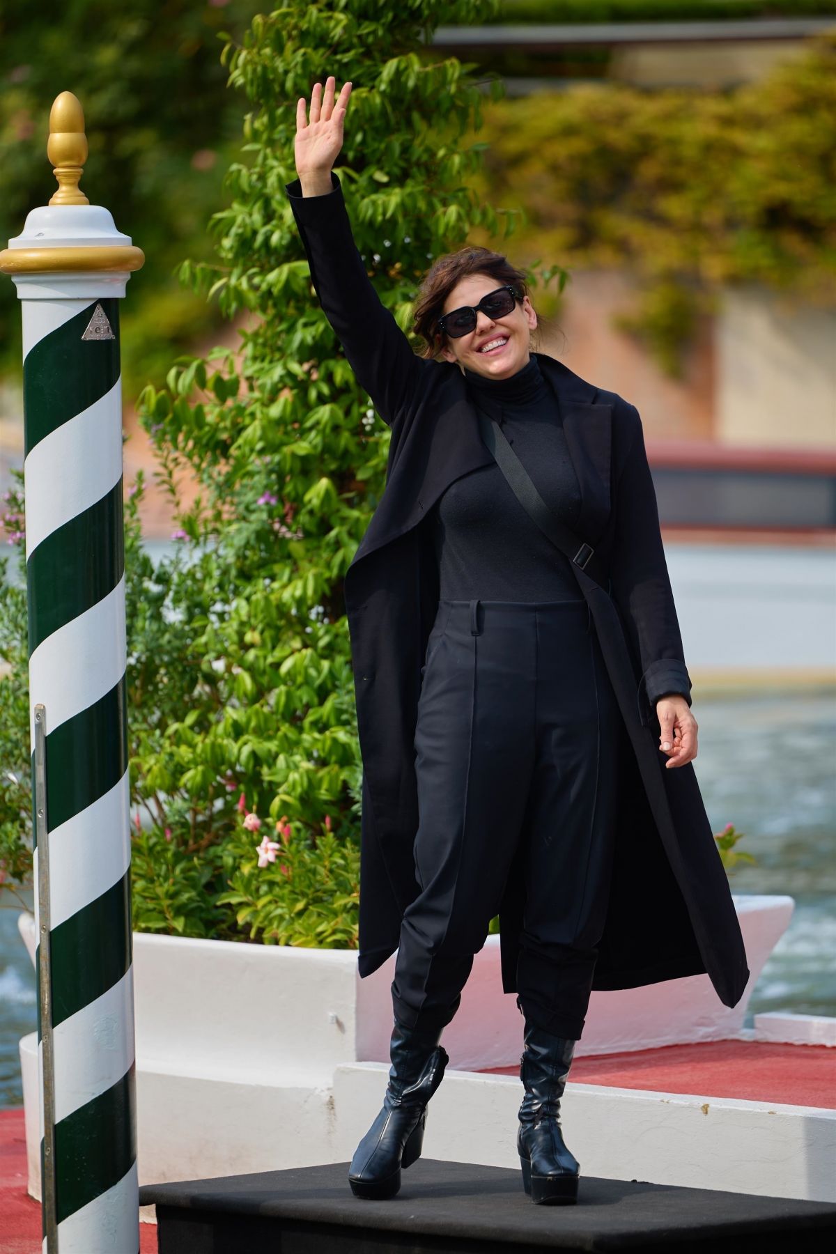 BARBARA RAQUEL PAZ Arrives at Venice Film Festival on the Lido 08/27 ...