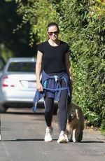 JENNIFER GARNER Out with a Friend and Their Dogs in Brentwood 08/14 ...