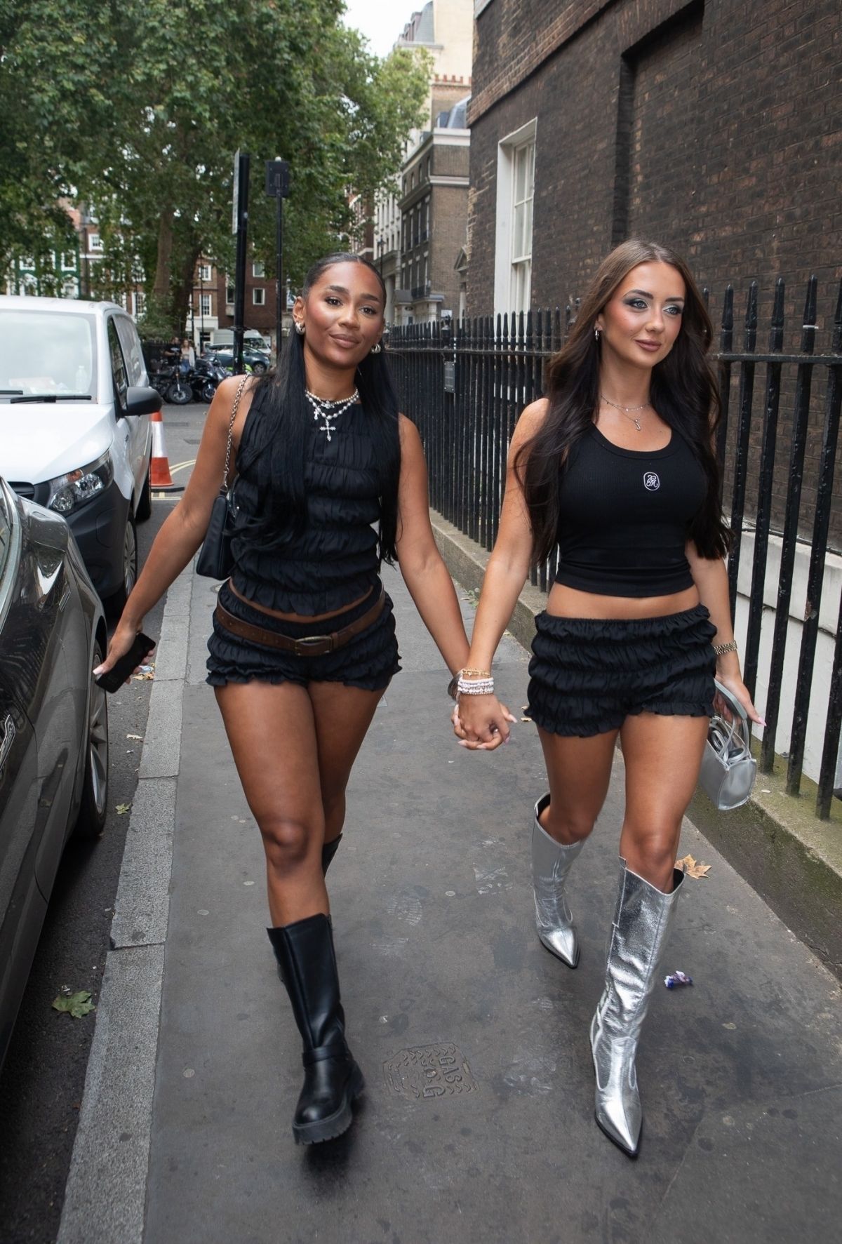 JESSICA WHITE and JESSICA SPENCER Heading to Taylor Swifts Show in ...