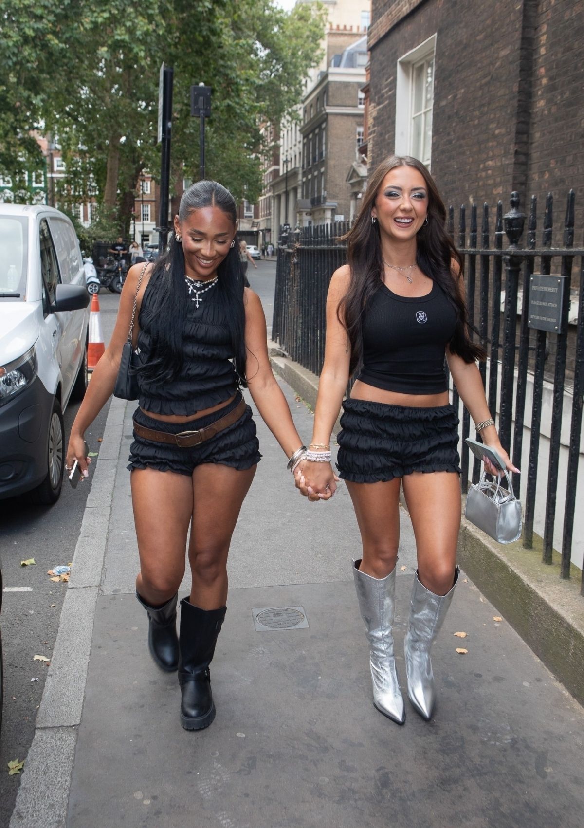 JESSICA WHITE and JESSICA SPENCER Heading to Taylor Swifts Show in ...