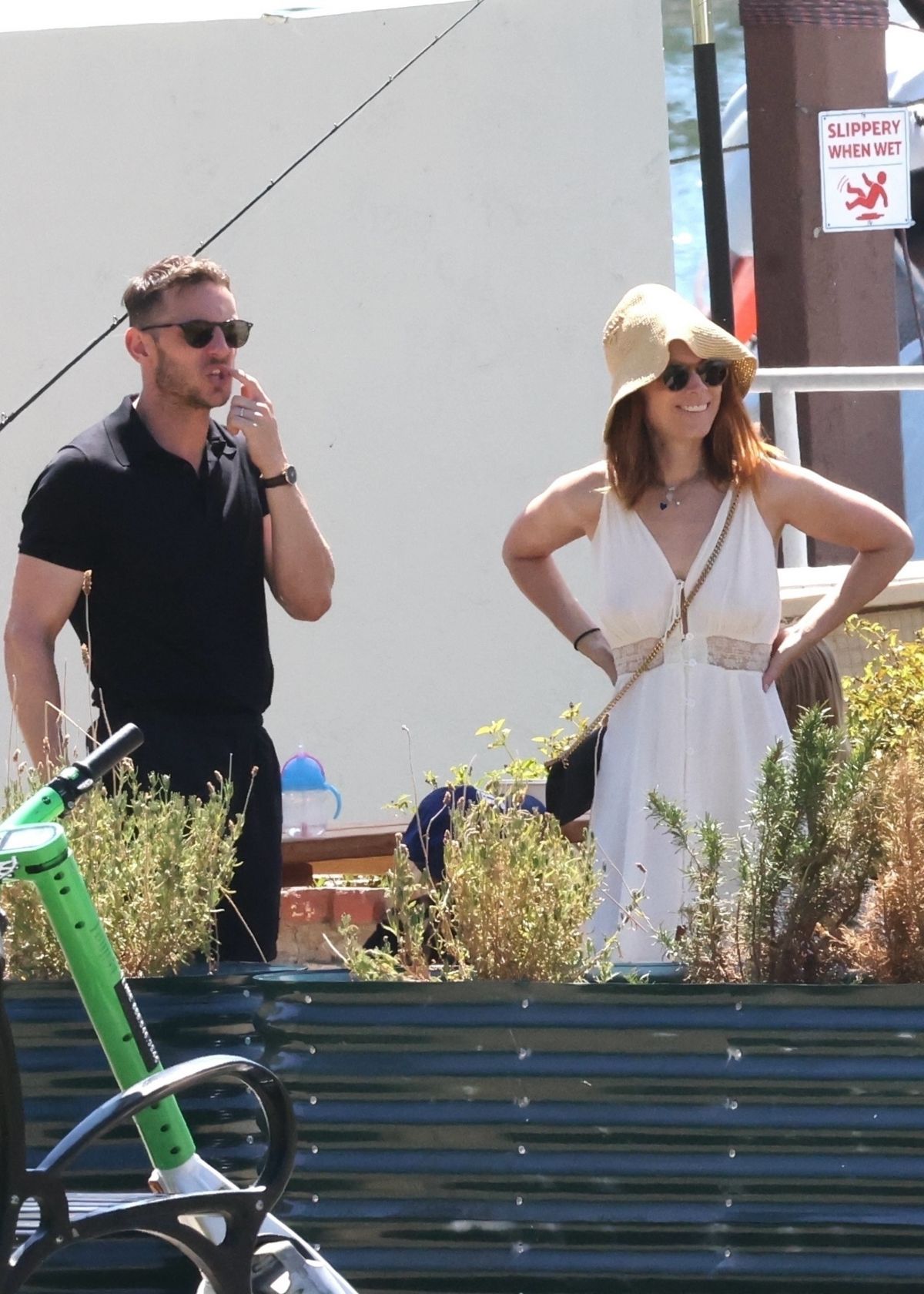 KATE MARA and Jamie Bell at a Fun Family Day at a Park in Los Angeles ...