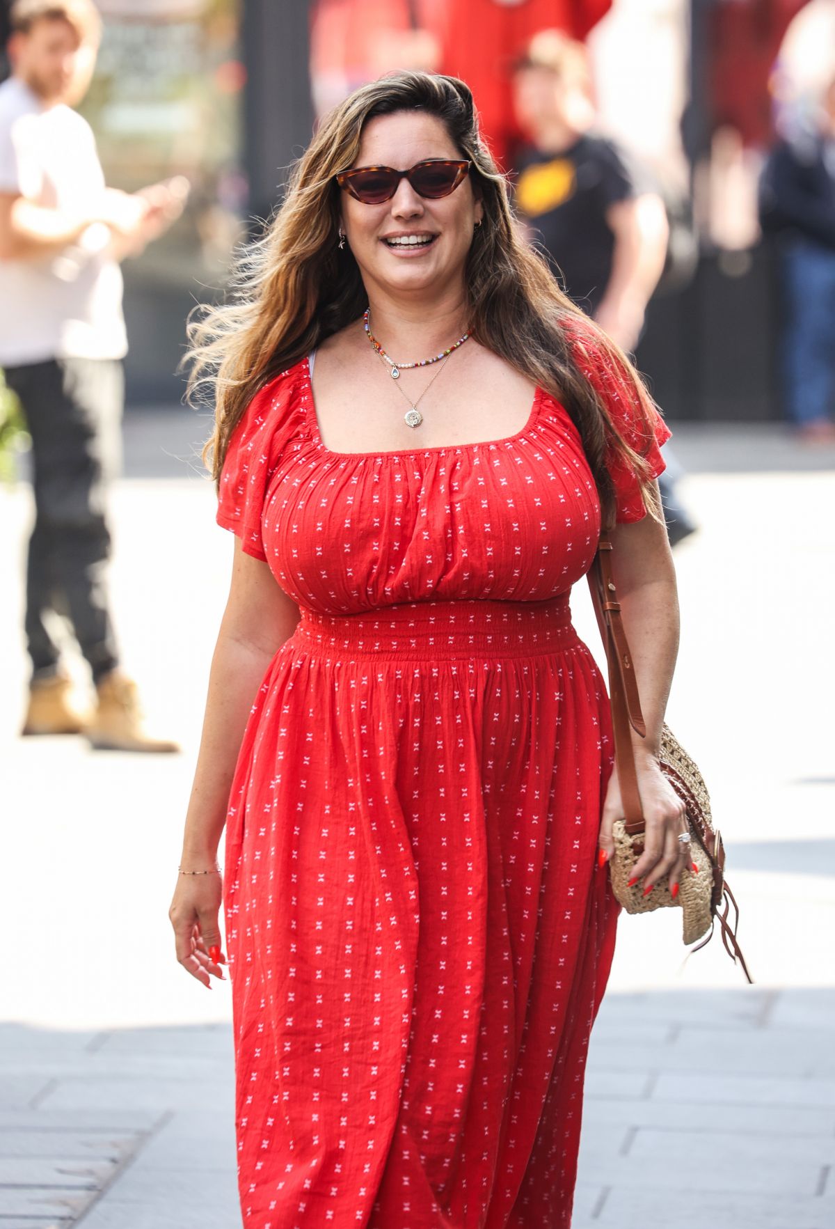 KELLY BROOK Leaves Her Heart FM Show at Global Radio Studios in London ...