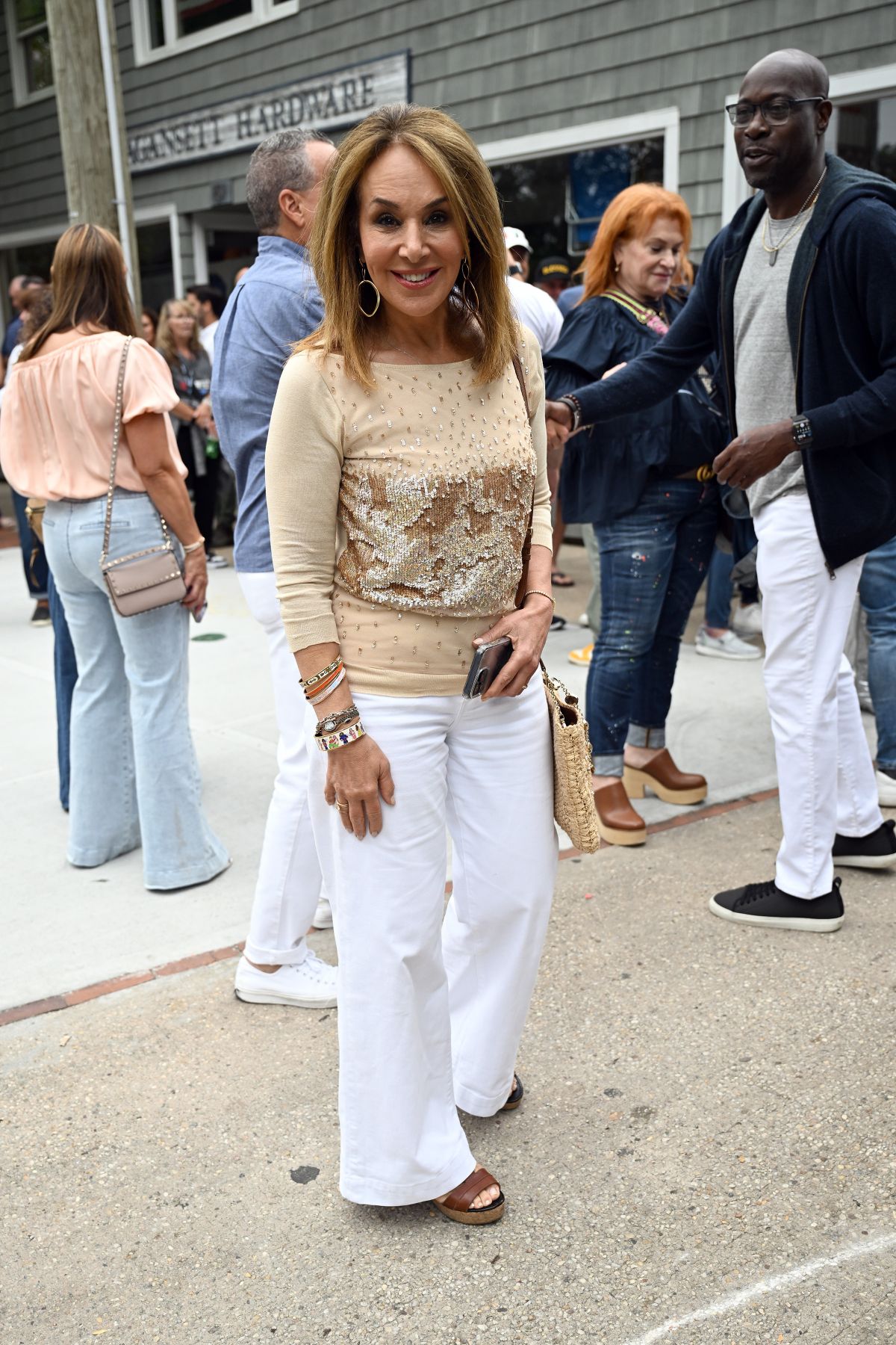 ROSANNA SCOTTO Arrives at The Talk House in Amagansett for Jelly Roll ...