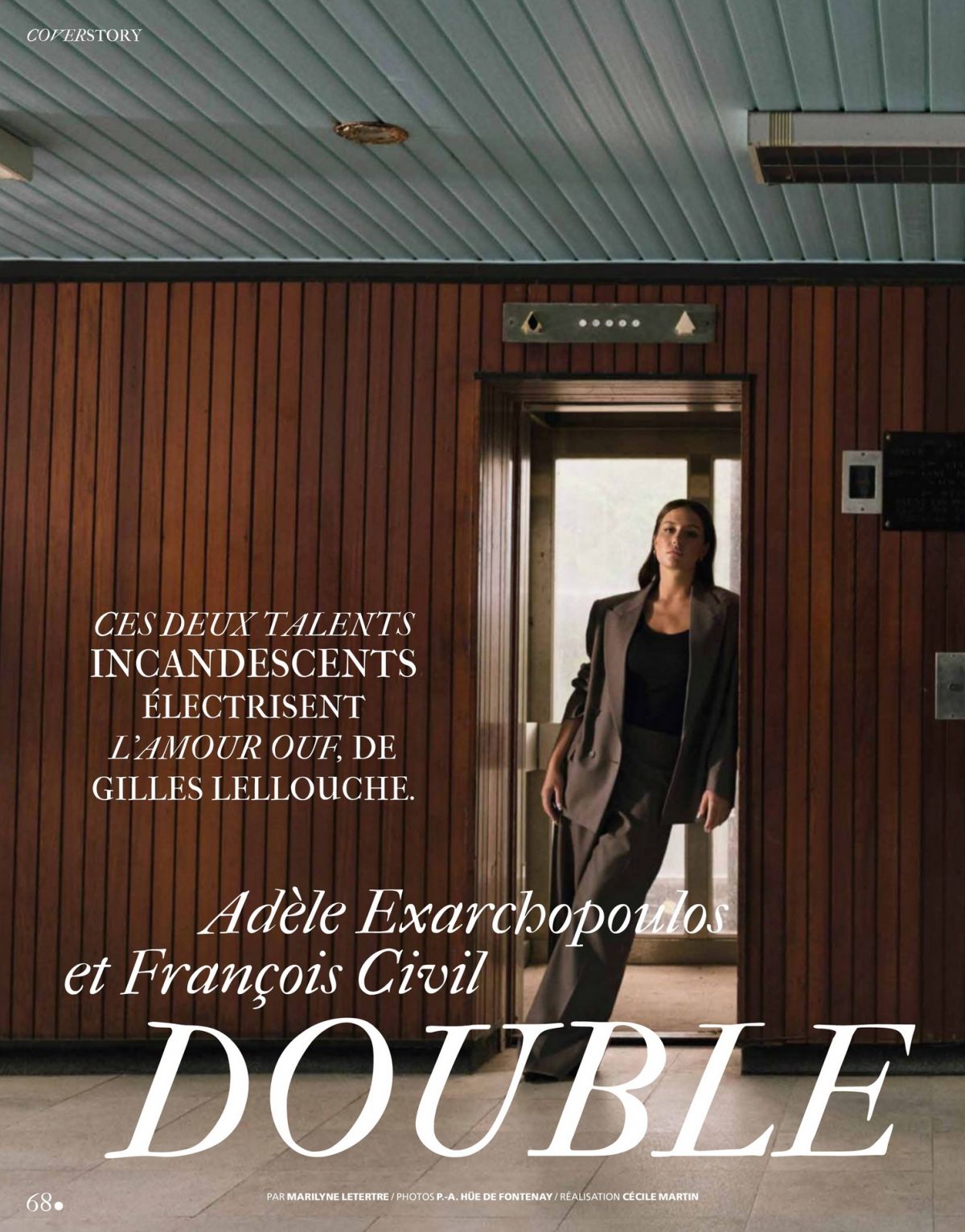 ADELE EXARCHOPOULOS in Madame Figaro, September 2024 – HawtCelebs