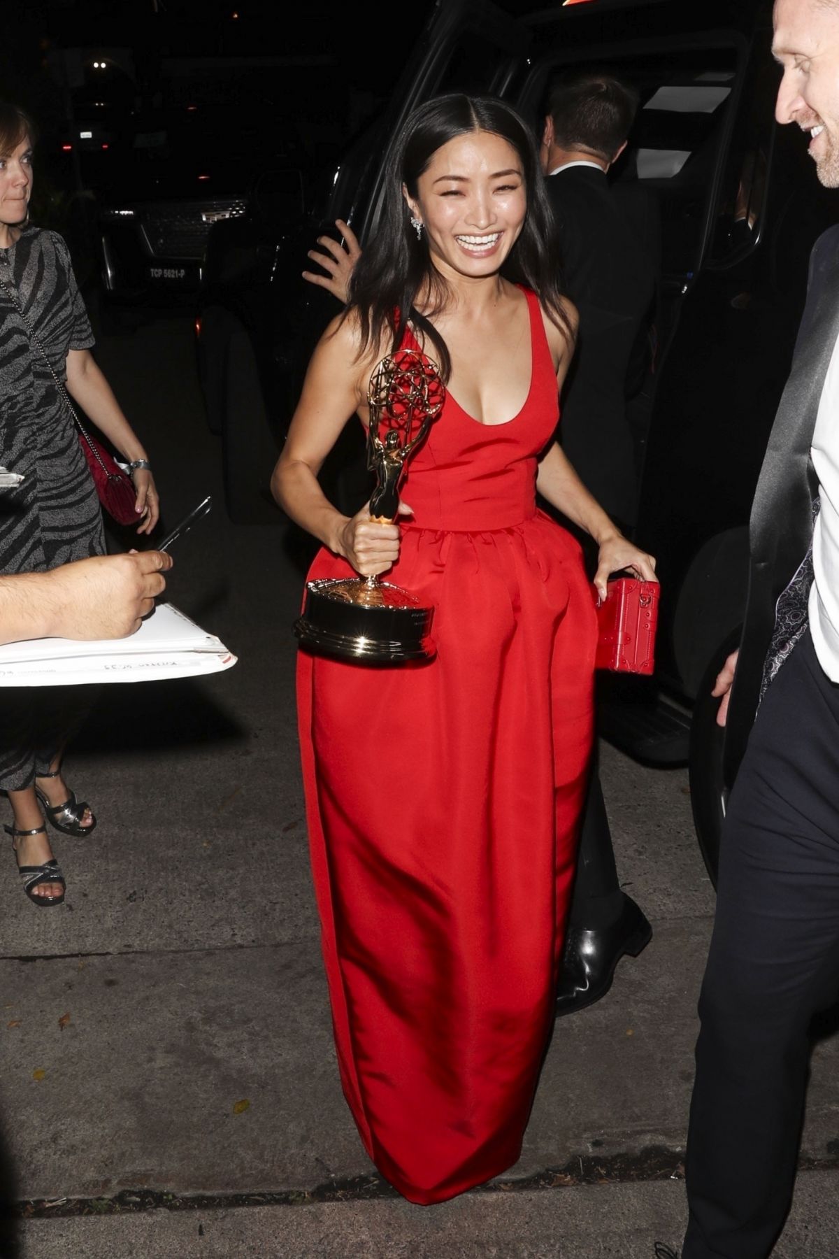 ANNA SAWAI and Brandon Davis Arrives at Lalo Tequila Emmy Afterparty in ...