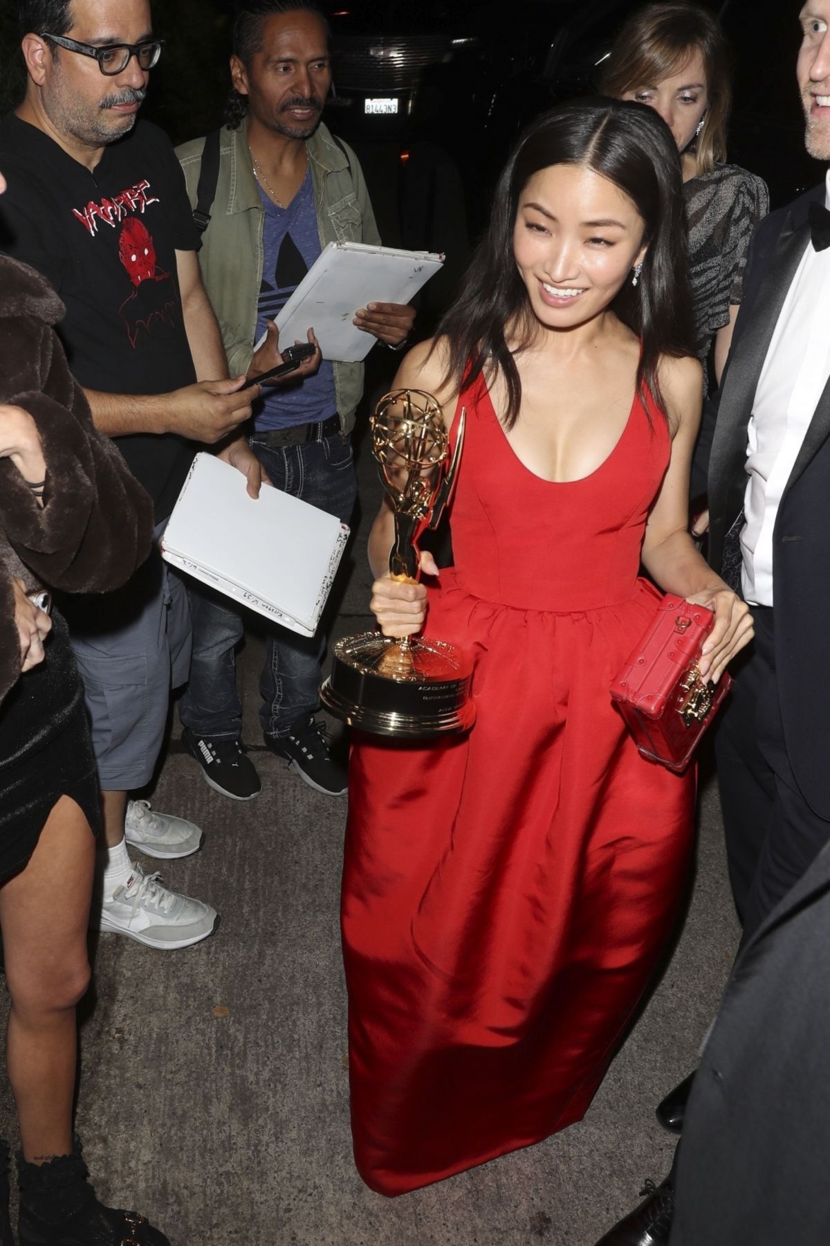 ANNA SAWAI and Brandon Davis Arrives at Lalo Tequila Emmy Afterparty in ...
