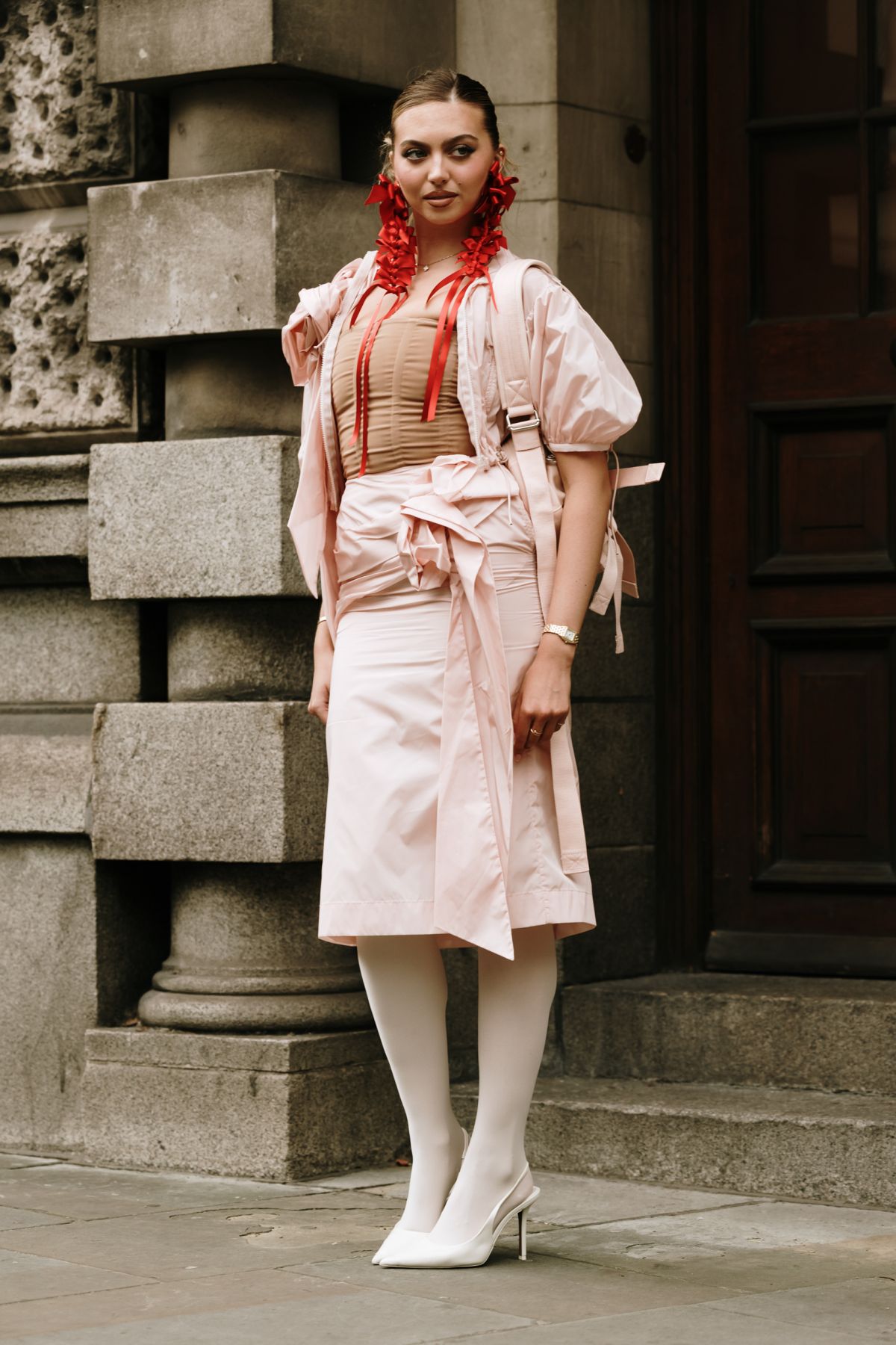 ANNABELLE HOY Arrives at Simone Rocha Show at London Fashion Week 09/15 ...