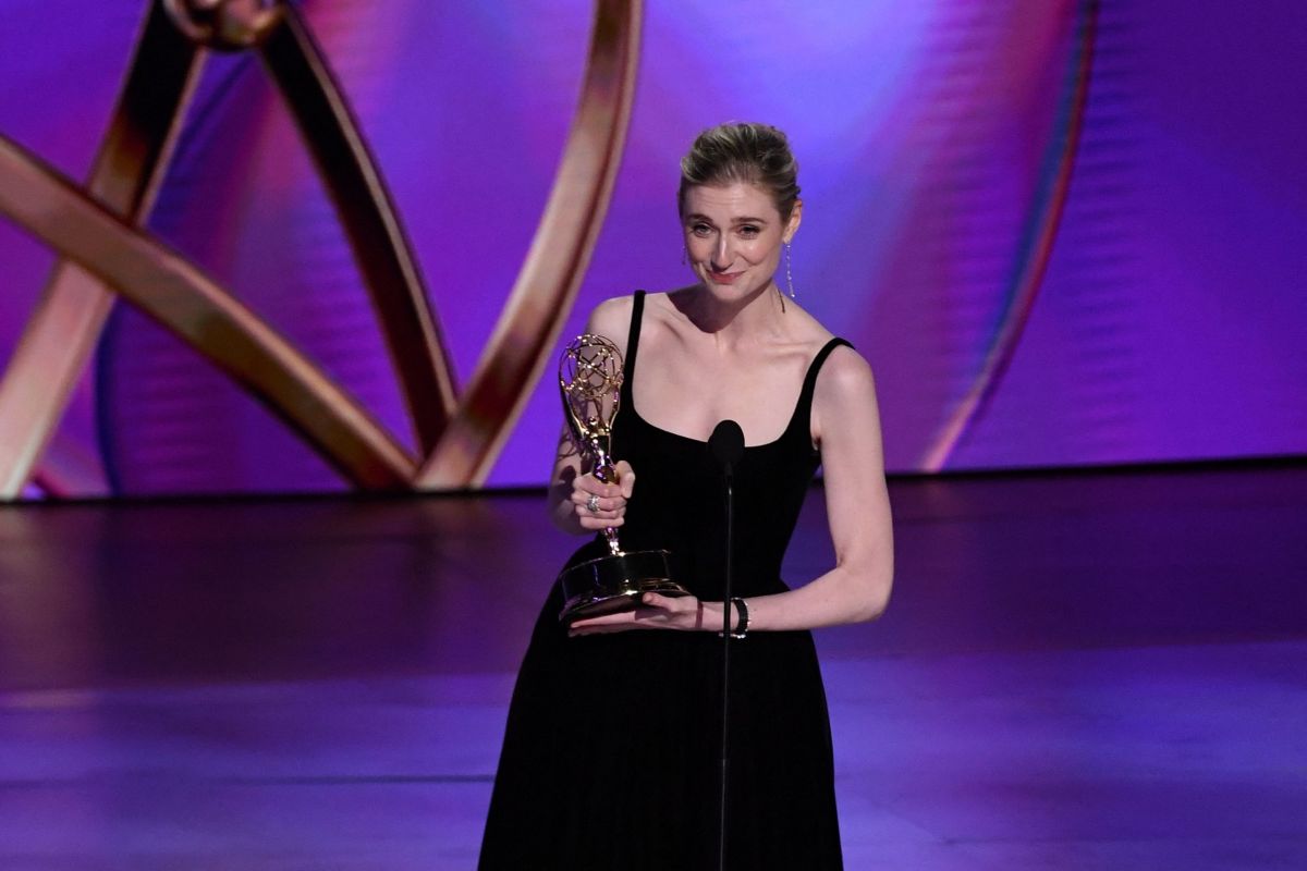 ELIZABETH DEBICKI at 76th Emmy Awards at Peacock Theatre in Los Angeles ...