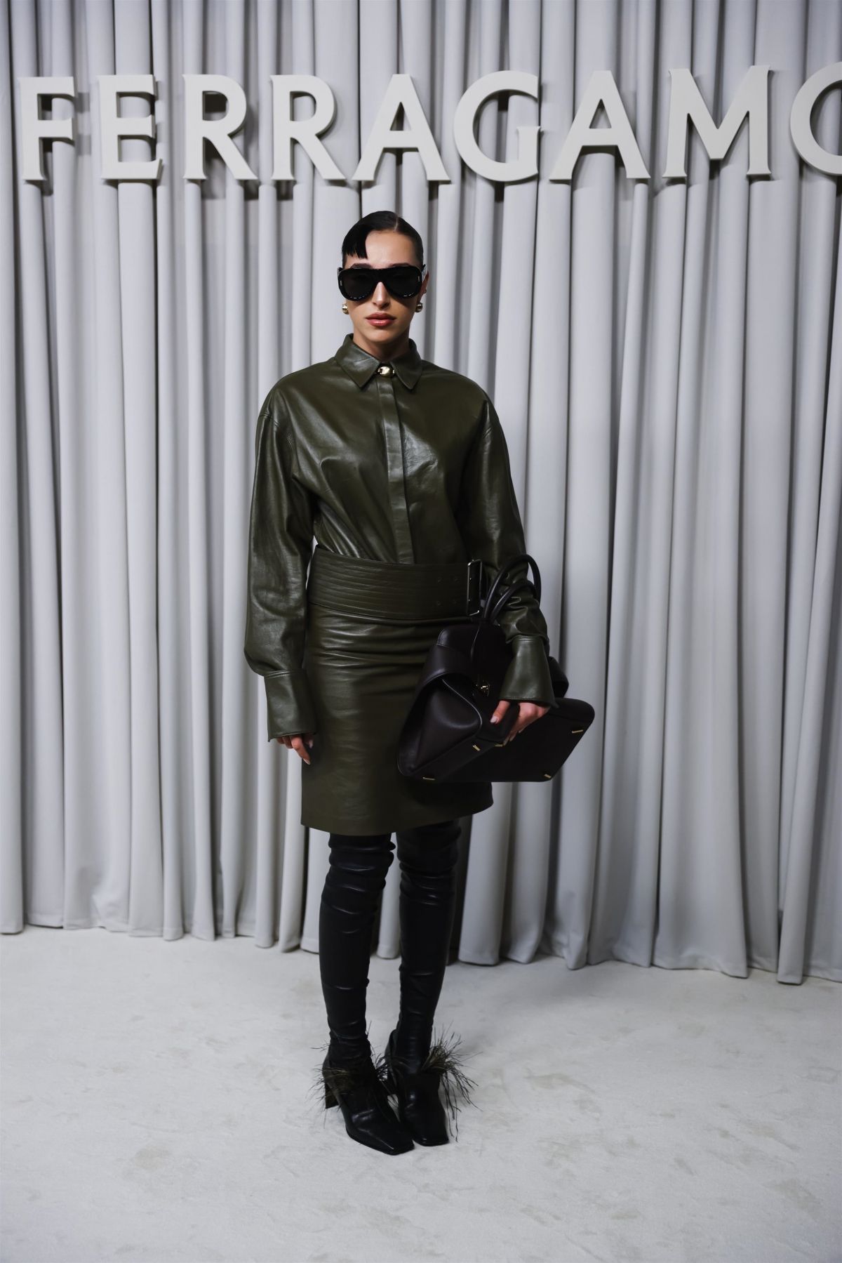 GINEVRA MAVILLA at Ferragamo Show at Milan Fashion Week 09/21/2024 ...