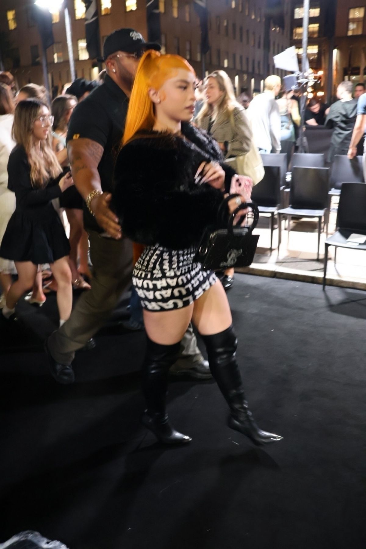 ICE SPICE Arrives at Luar Show at New York Fashion Week 09/10/2024 ...