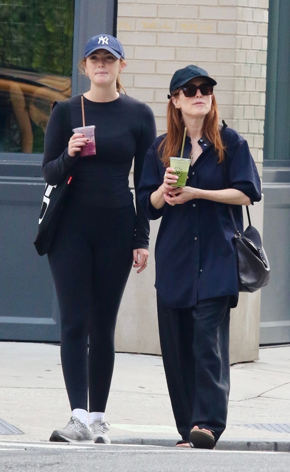 JULIANNE and LIV MOORE Out and About in New York 09/16/2024 – HawtCelebs