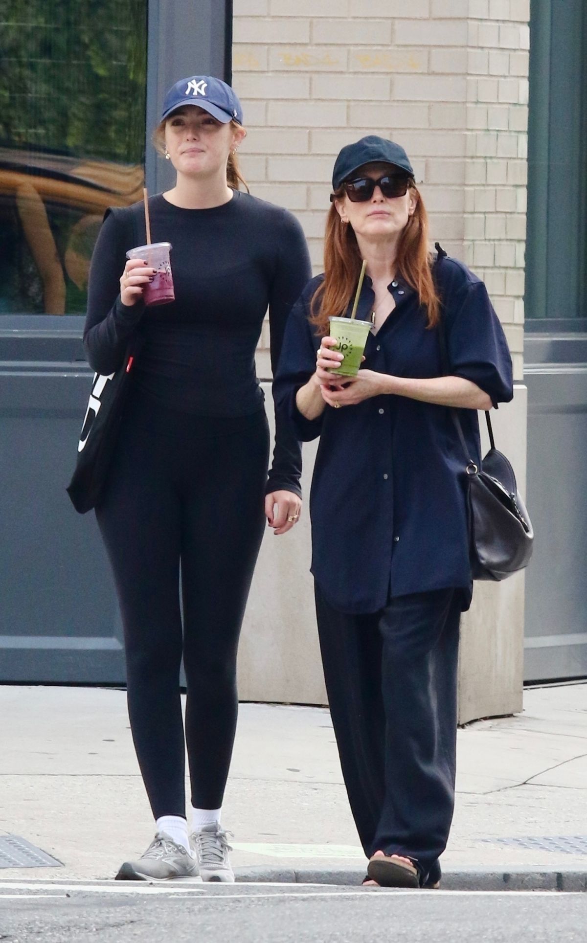 JULIANNE and LIV MOORE Out and About in New York 09/16/2024 – HawtCelebs