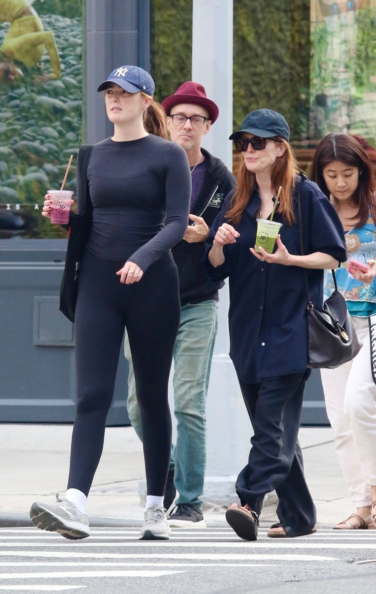 JULIANNE and LIV MOORE Out and About in New York 09/16/2024 – HawtCelebs
