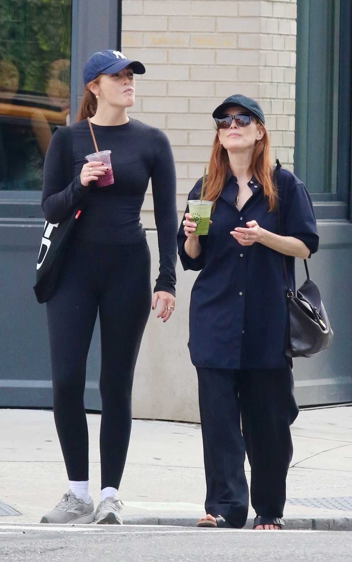 JULIANNE and LIV MOORE Out and About in New York 09/16/2024 – HawtCelebs
