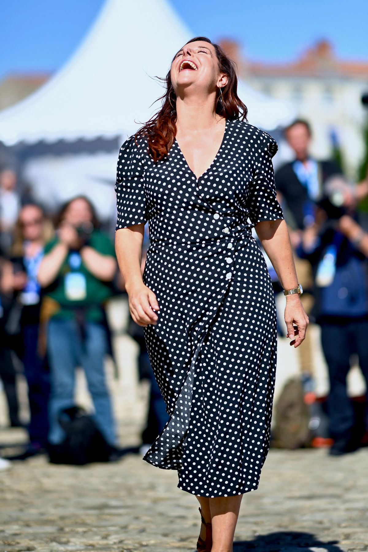 LAURE CALAMY at Une Amie Devouee Photocall at 26th La Rochelle Fiction ...