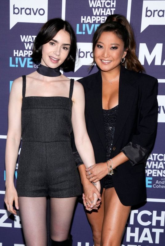 LILY COLLINS and ASHLEY PARK at Watch What Happens Live 09/22/2024 ...
