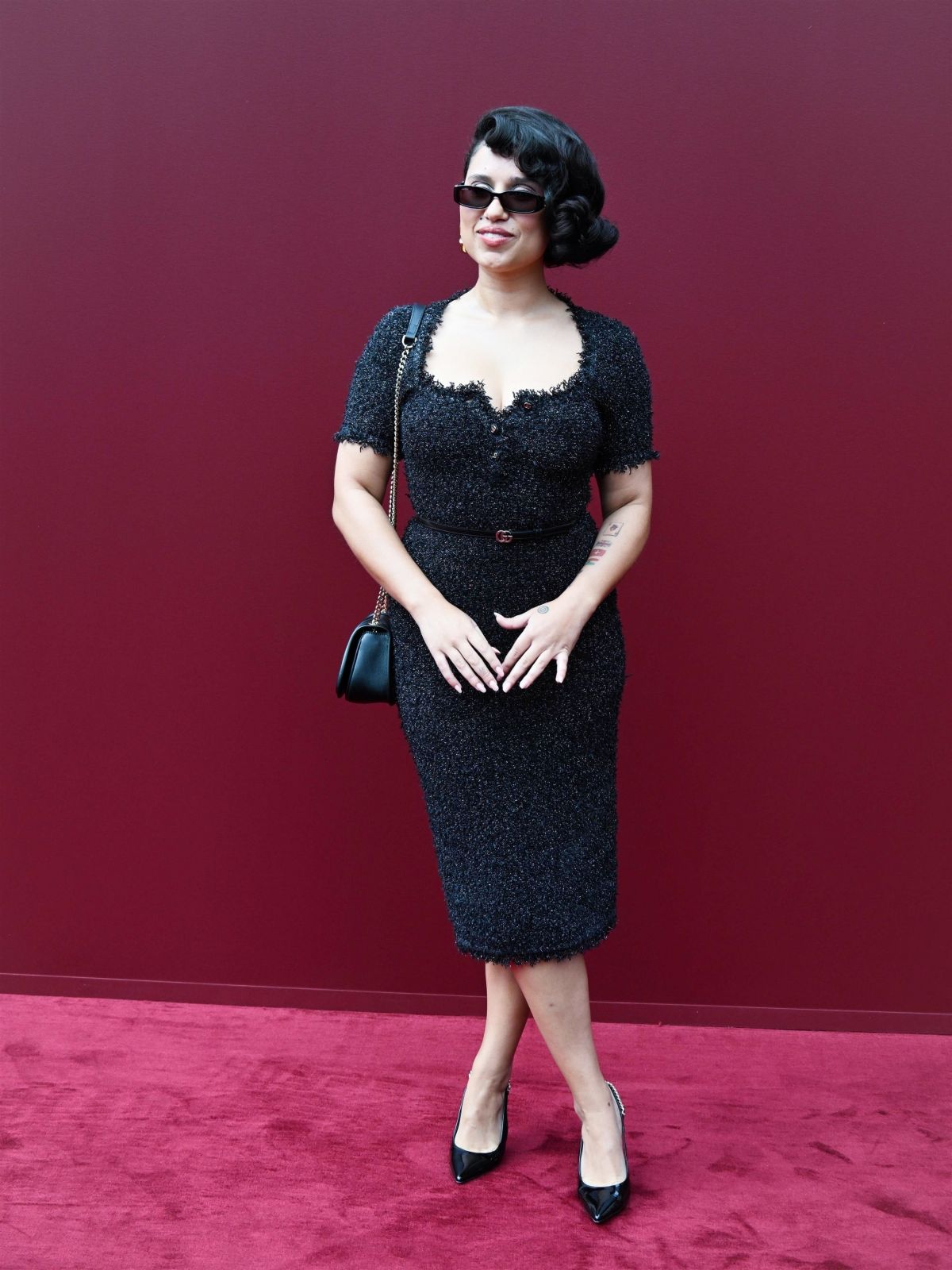RAYE at Gucci Spring/summer 2025 Show at Milan Fashion Week 09/20/2024 ...