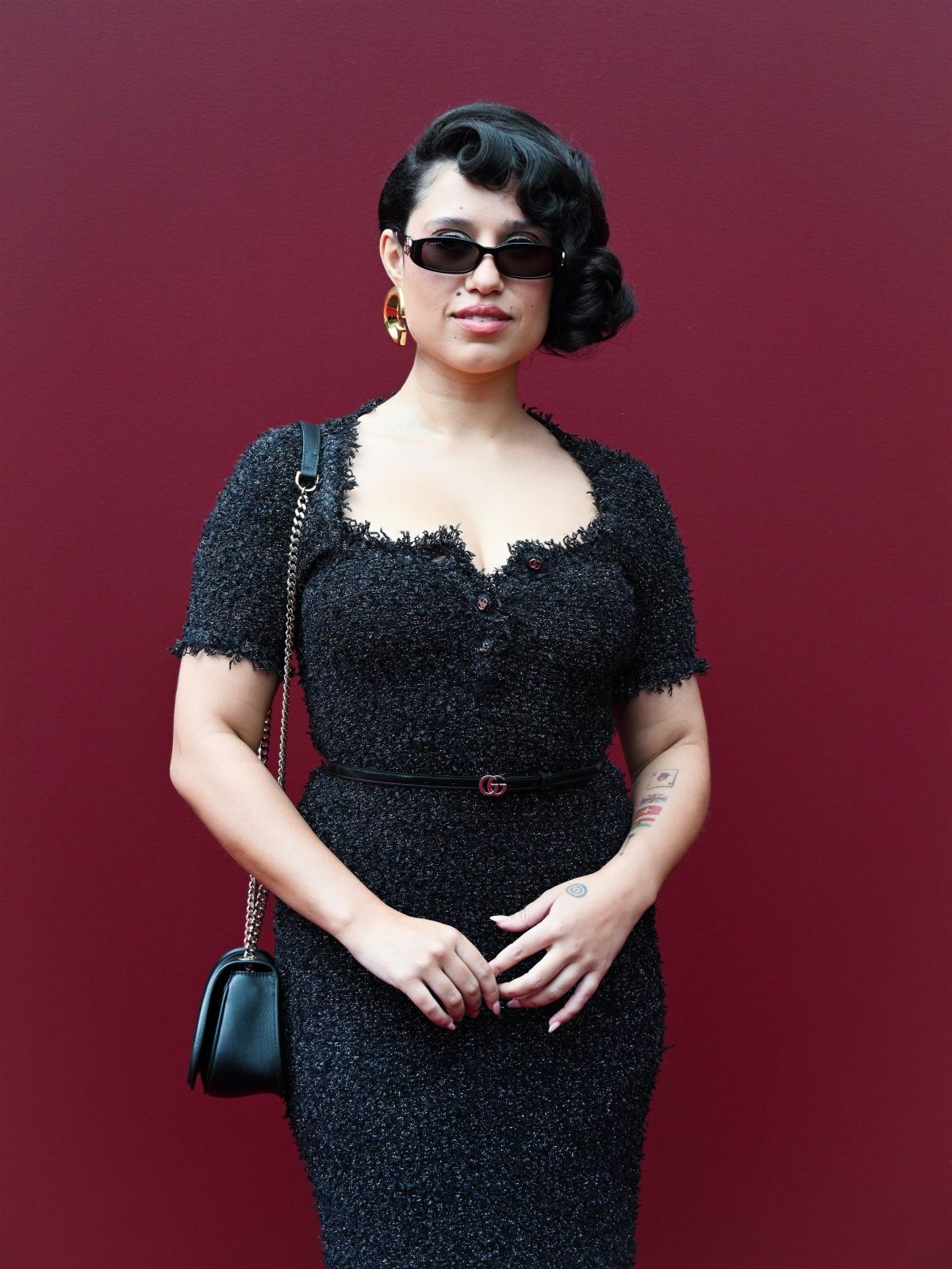 RAYE at Gucci Spring/summer 2025 Show at Milan Fashion Week 09/20/2024 ...