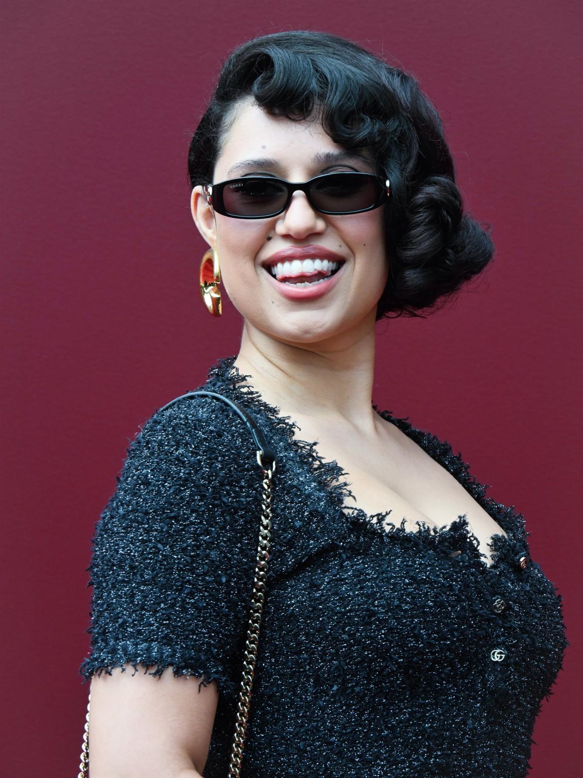 RAYE at Gucci Spring/summer 2025 Show at Milan Fashion Week 09/20/2024 ...
