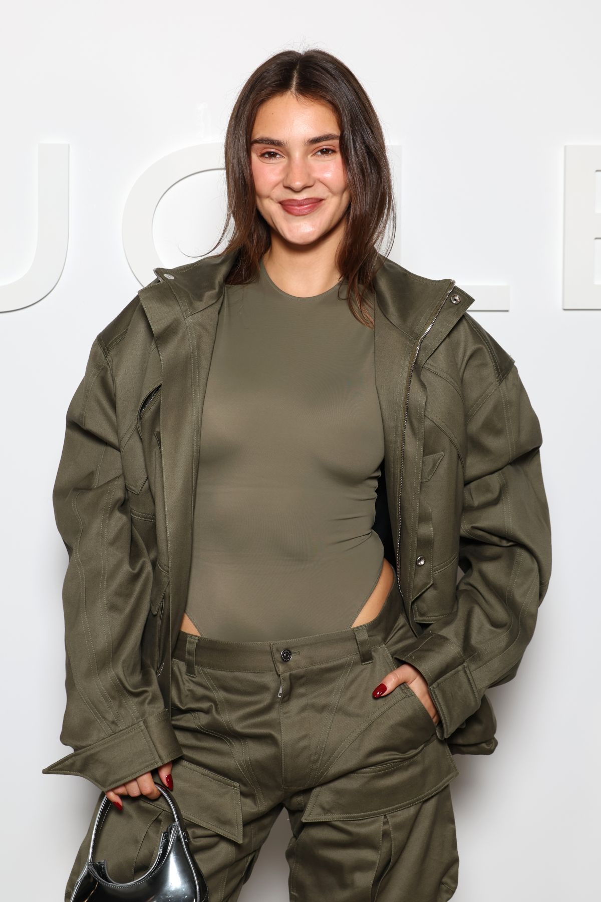 STEFANIE GIESINGER at Mugler Womenswear Spring-Summer 2025 Show at ...