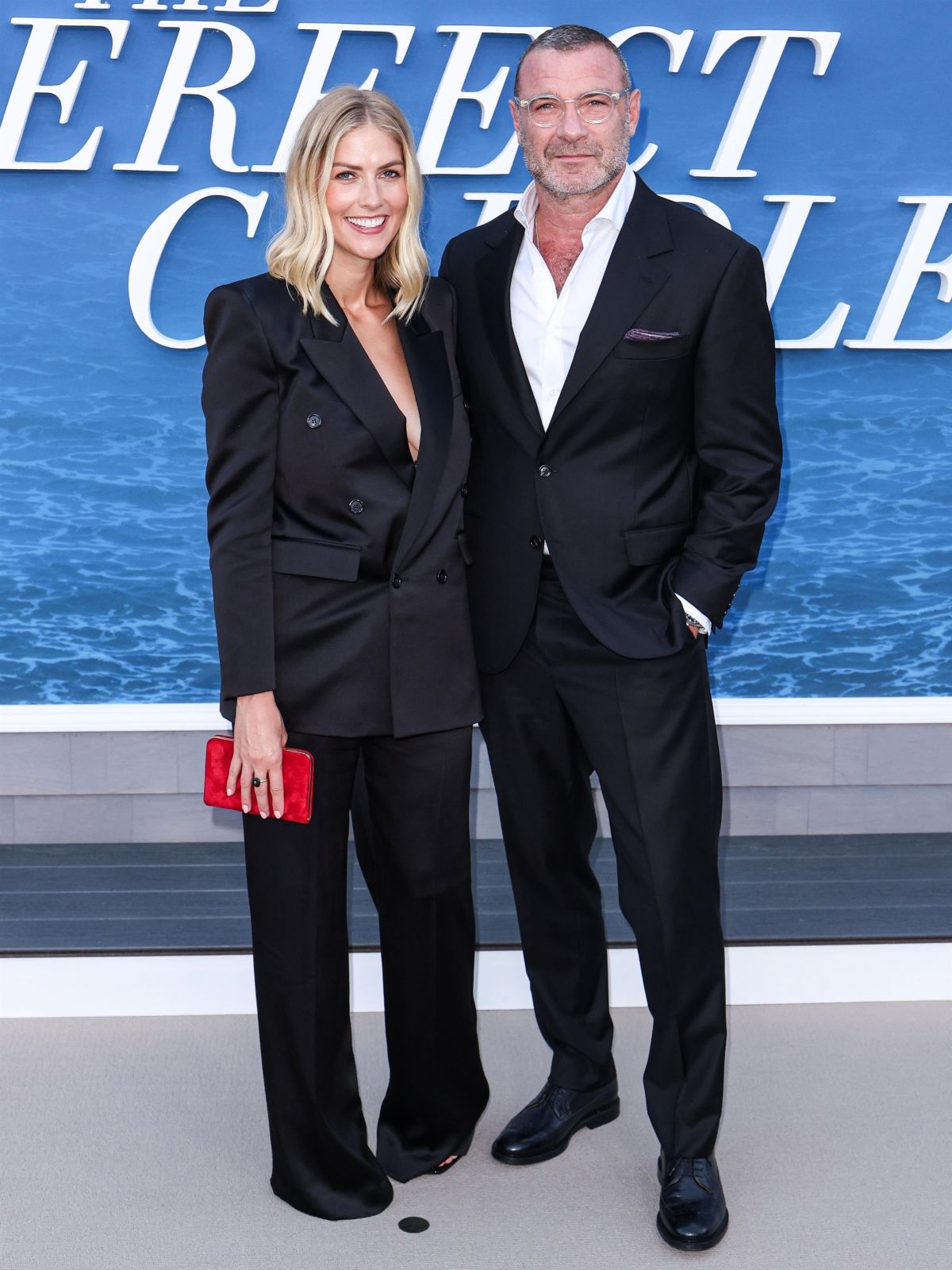 TAYLOR NEISEN and Liev Schreiber at The Perfect Couple Premiere in ...