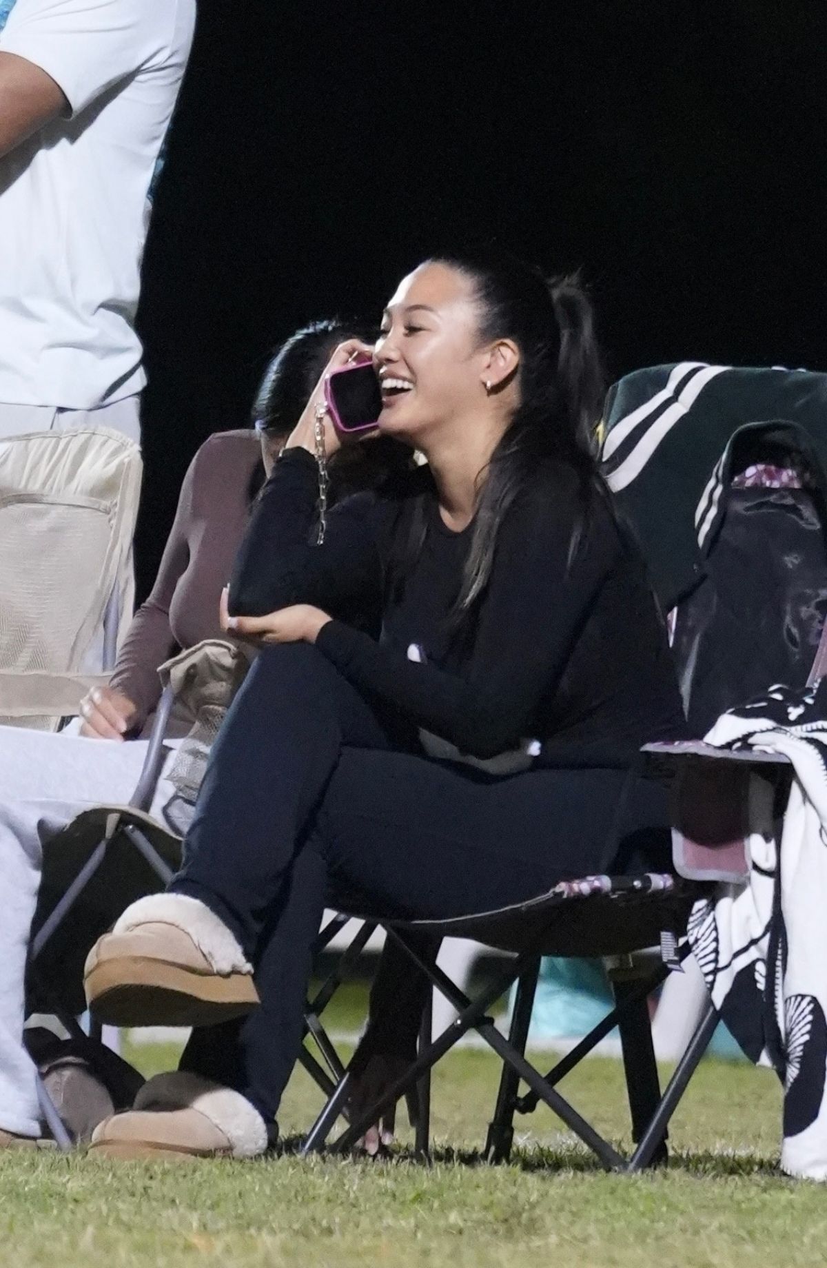 DANA TRAN at a Soccer Game with Their Child in Orange County 10/11/2024 ...