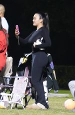 DANA TRAN at a Soccer Game with Their Child in Orange County 10/11/2024 ...