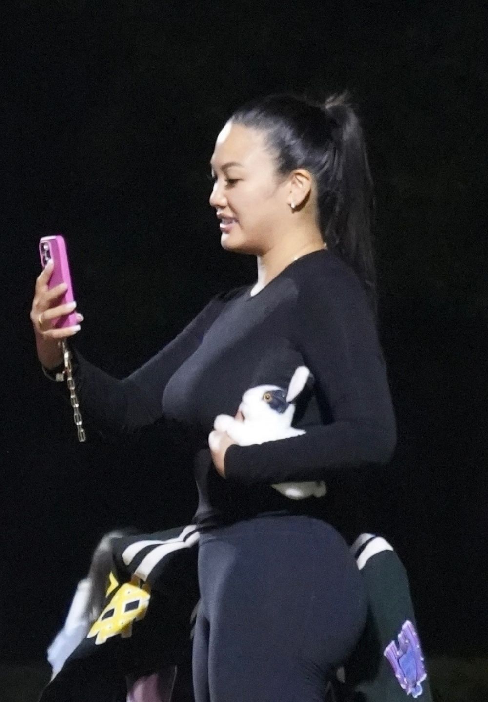 DANA TRAN at a Soccer Game with Their Child in Orange County 10/11/2024 ...
