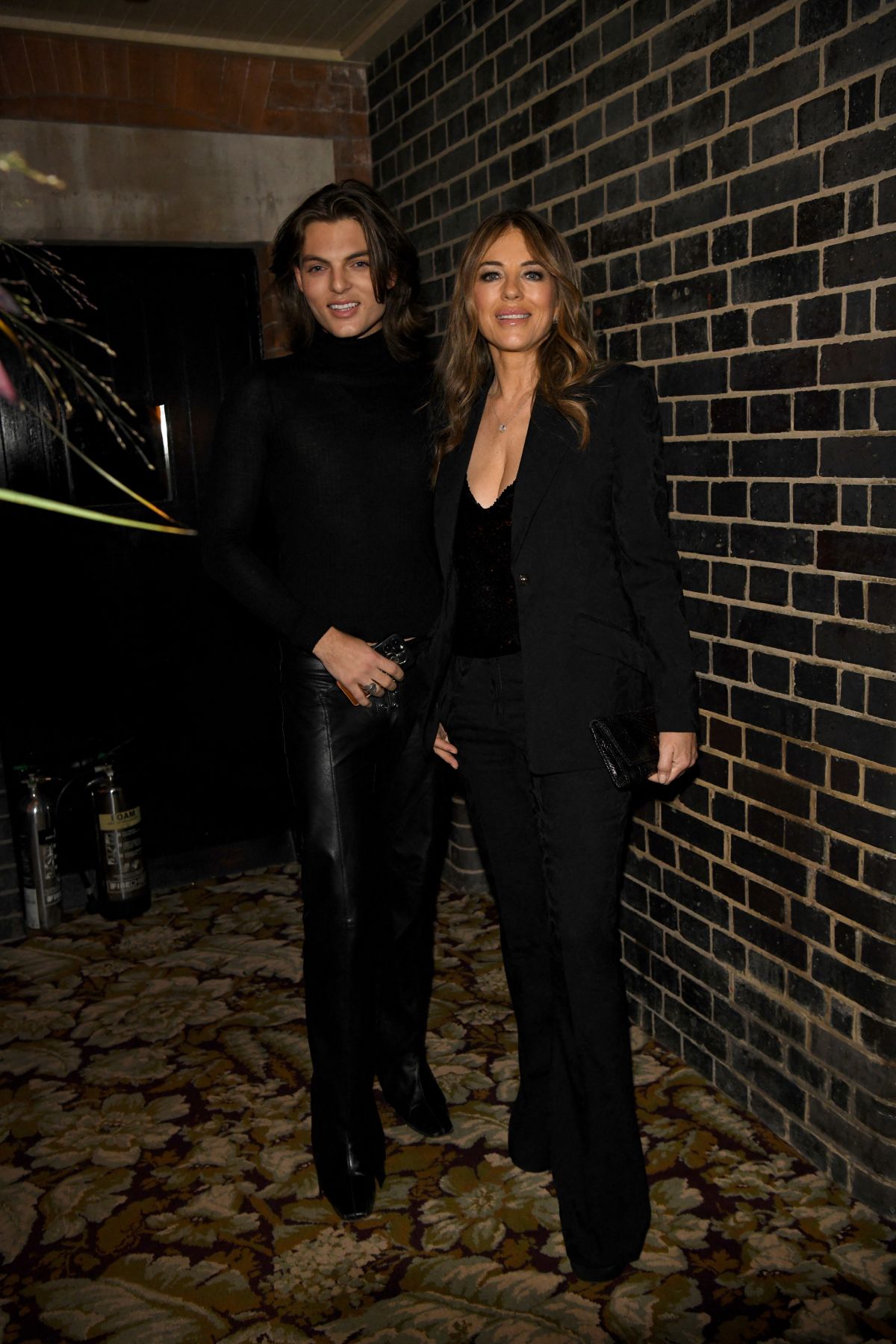 ELIZABETH HURLEY at a Cocktail Party Hosted by United Talent Agency in ...