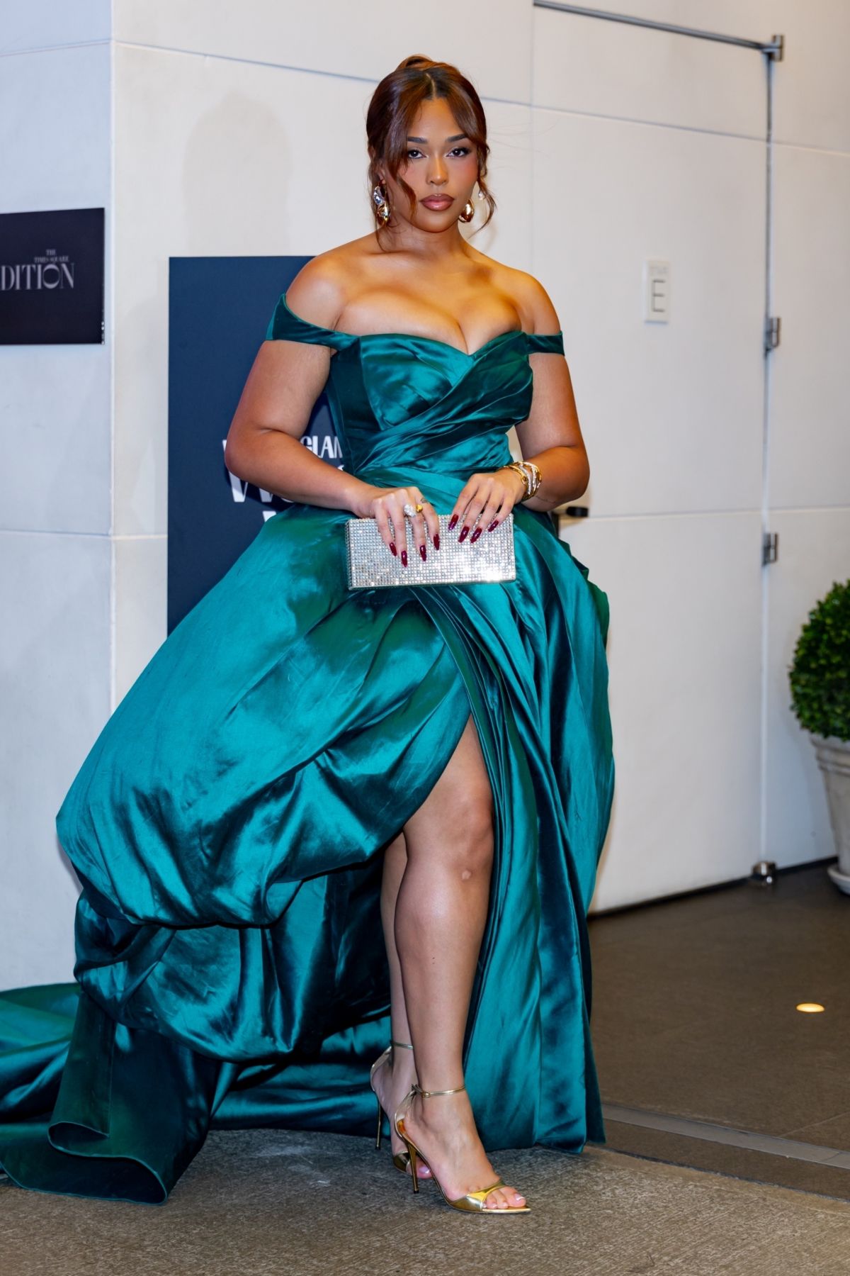 JORDYN WOODS Arrives at Glamour Women of the Year in New York 10/08 ...