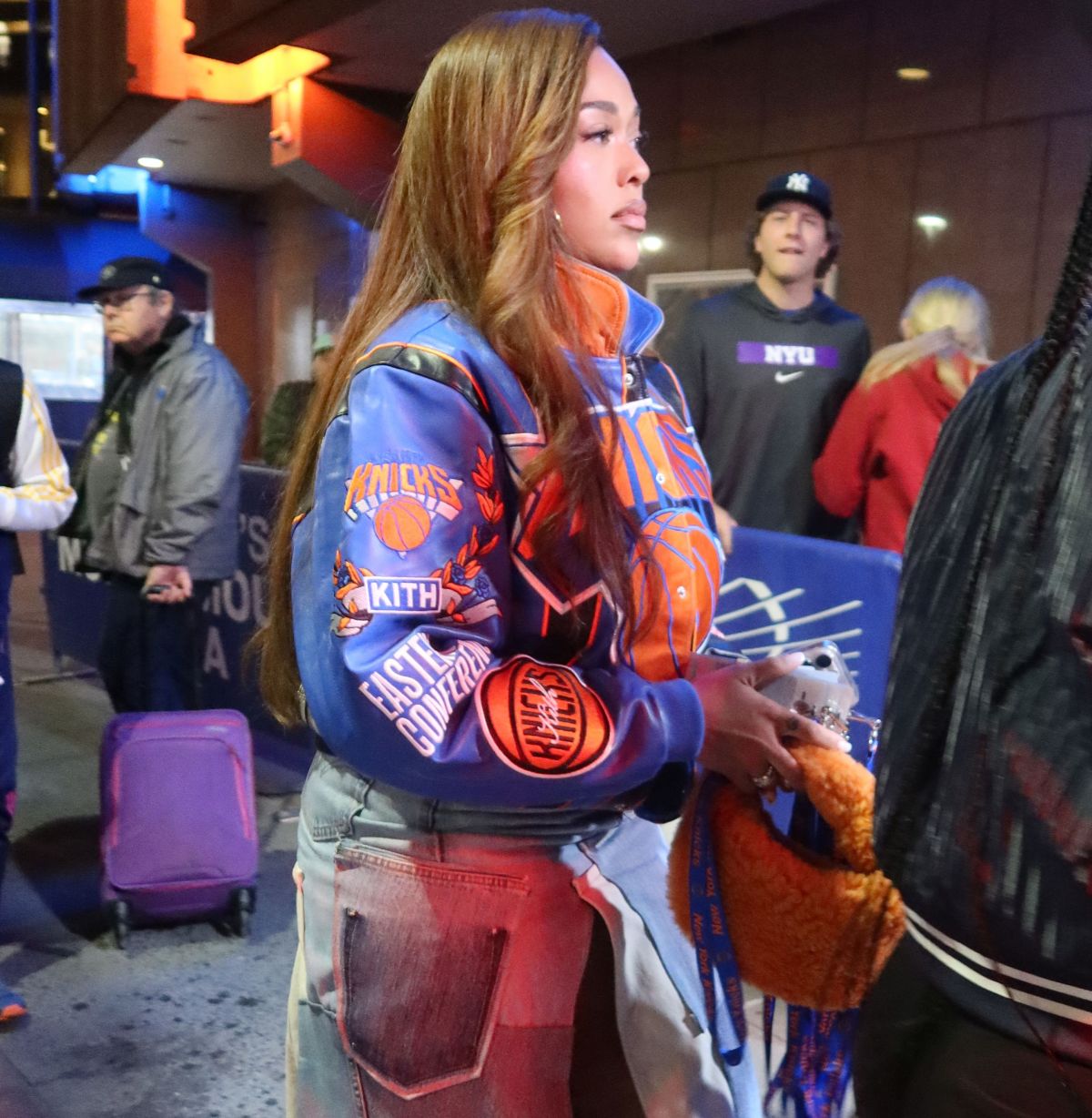JORDYN WOODS Arrives at Penn Station in New York 10/26/2024 – HawtCelebs