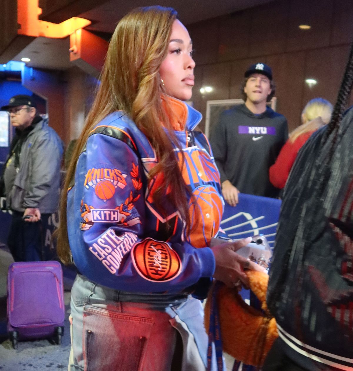 JORDYN WOODS Arrives at Penn Station in New York 10/26/2024 – HawtCelebs