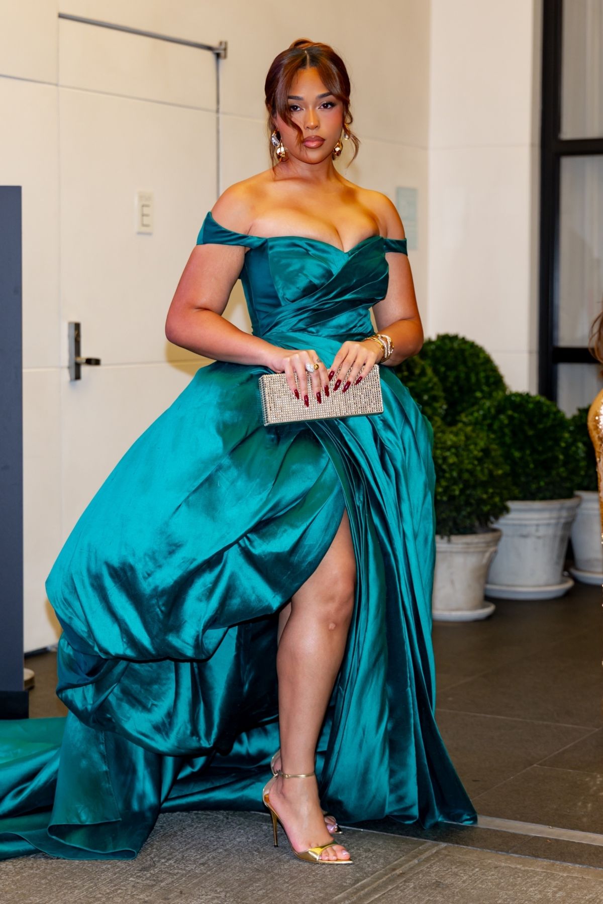 JORDYN WOODS Leaves Glamour Women of the Year in New York 10/08/2024 ...