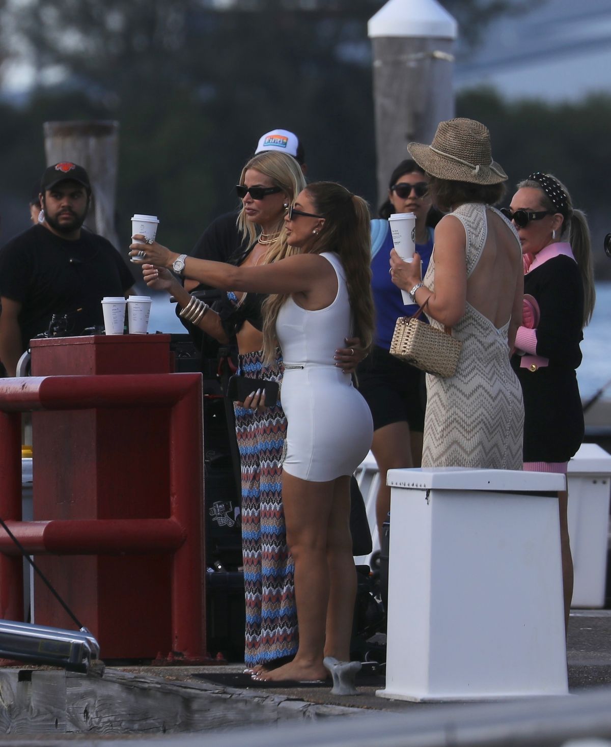 LARSA PIPPEN and Cast of The Real Housewives of Miami at a Yacht in ...