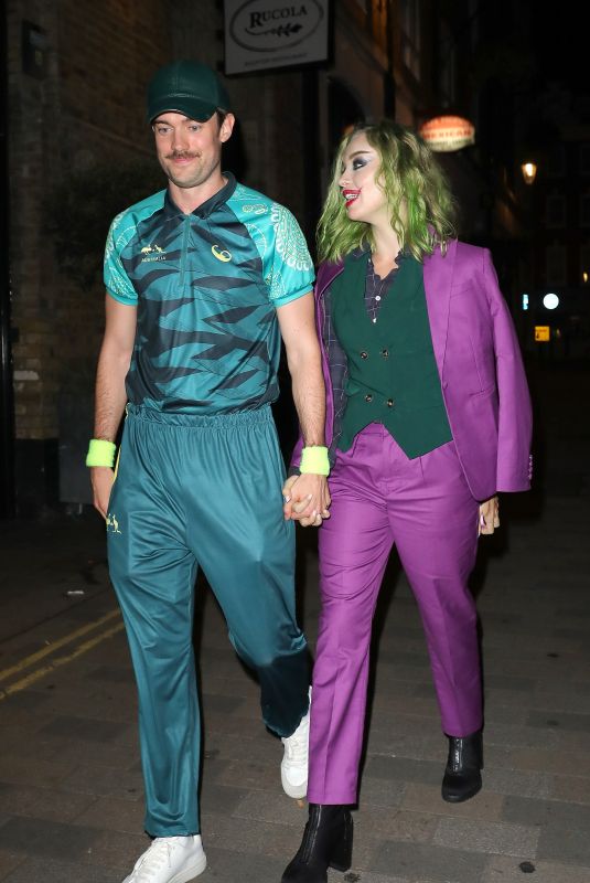 ROXY HORNER Arrives at Hallowzeem Party at The Conduit Club in Covent ...