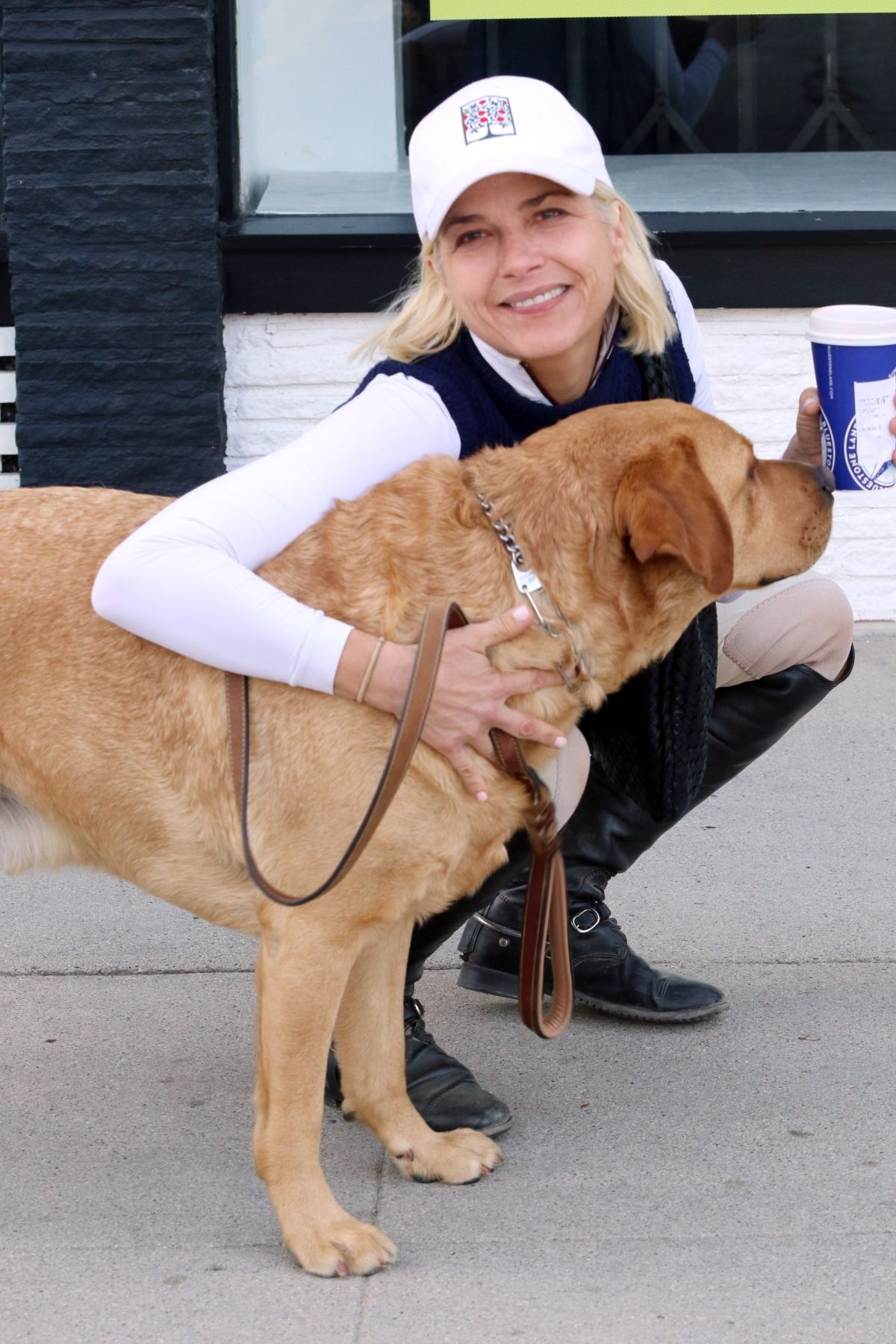 SELMA BLAIR Out with Her Dog Scout at Bluestone Lane in Los Angeles 10 ...