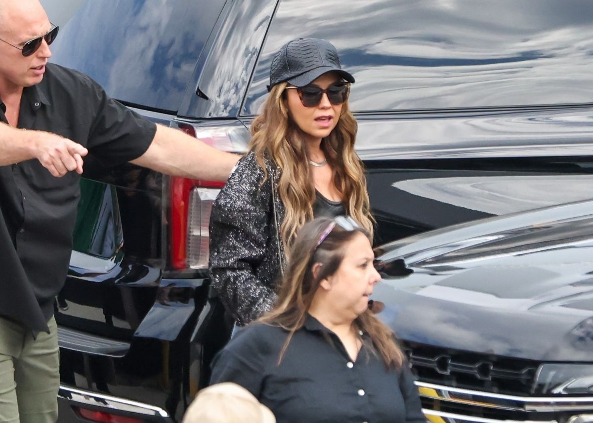 THALIA Arrives at Rehearsal for 2024 Billboard Latin Music Awards 10/18 ...