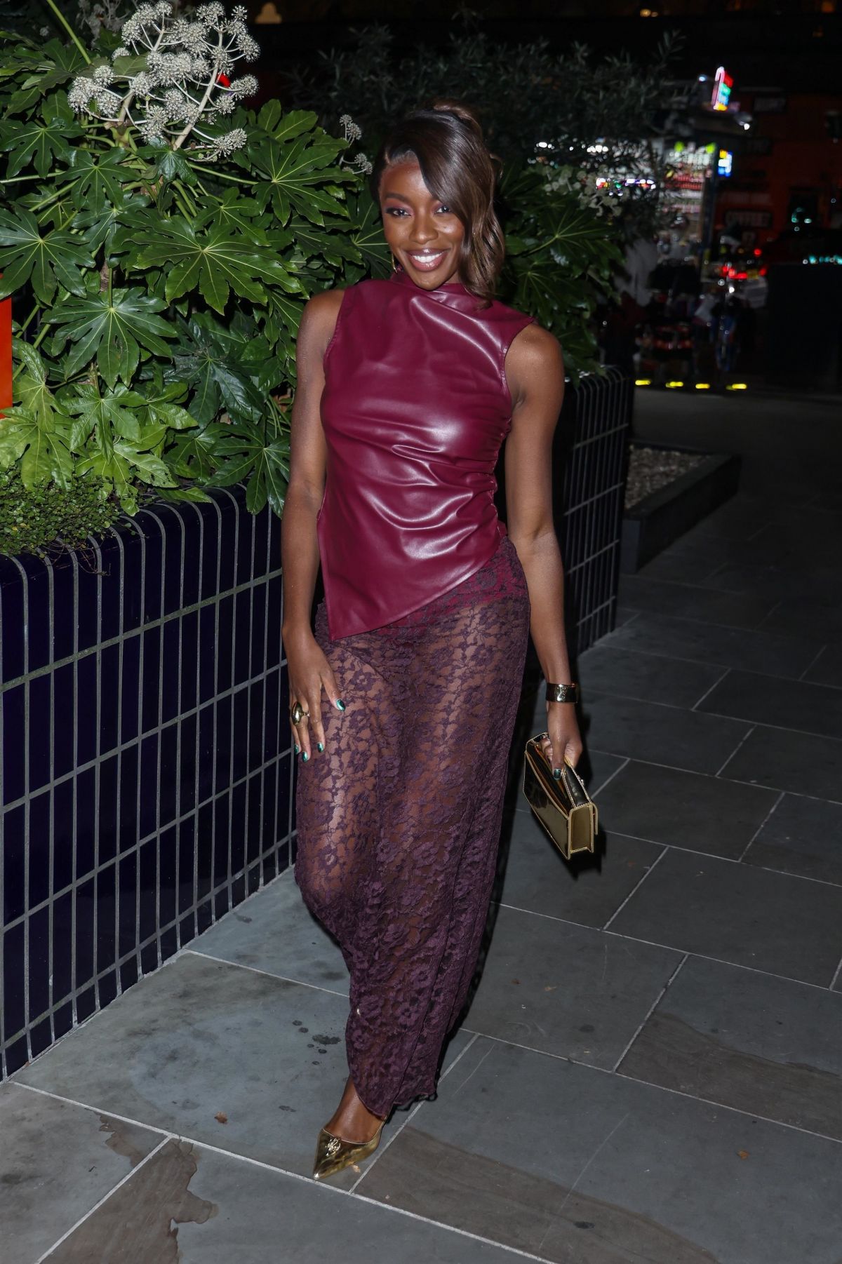 AJ ODUDU Arrives at Her Wrap Party at The Standard in London 11/22/2024 ...