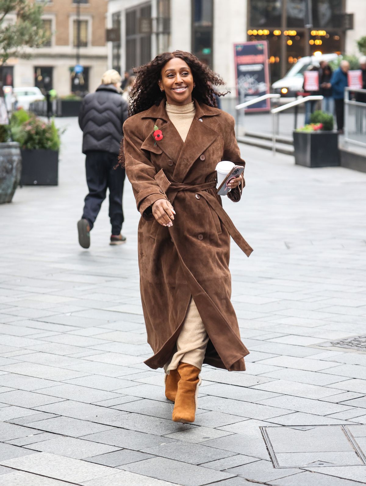 ALEXANDRA BURKE Arrives at Global Radio Studios in London 11/08/2024 ...