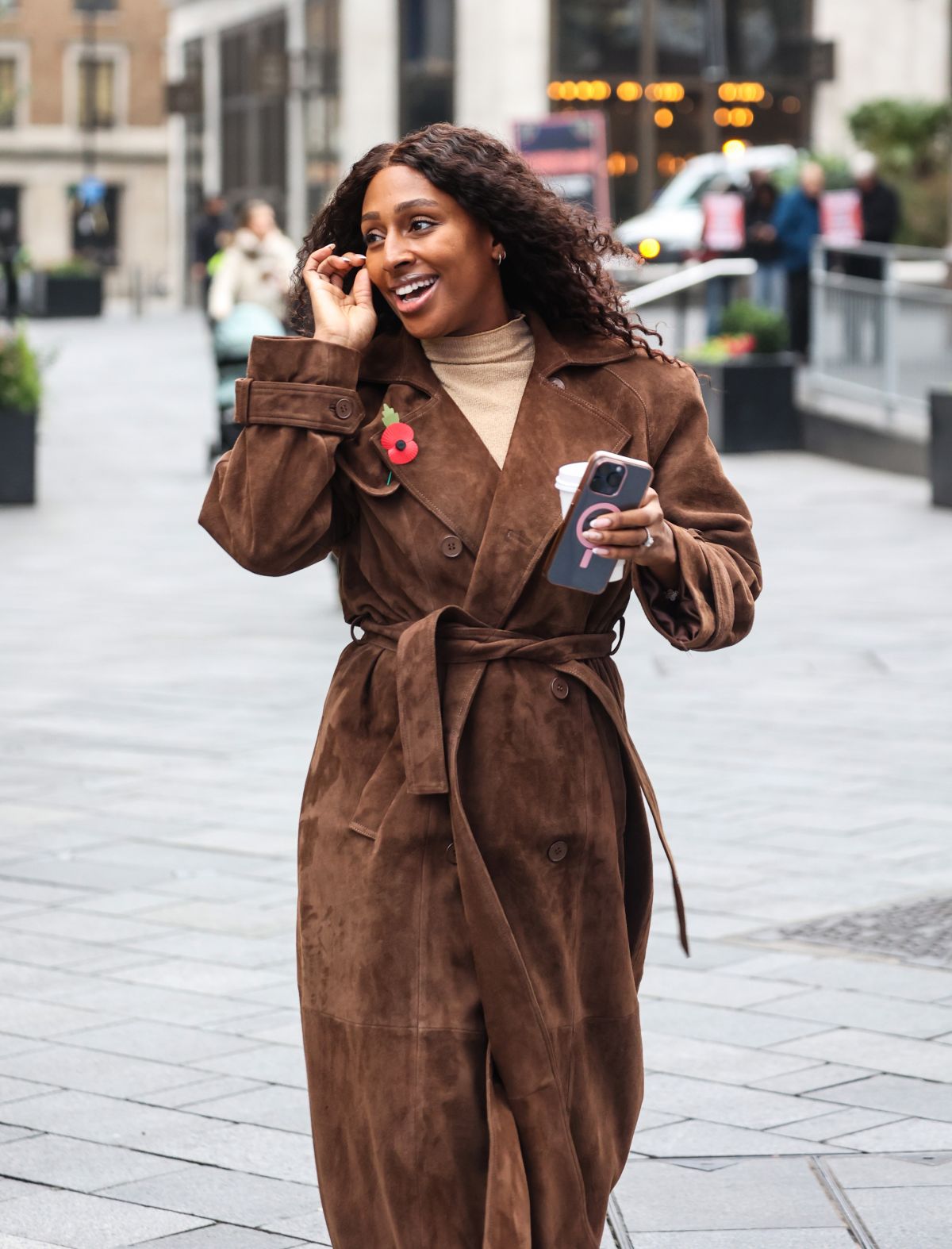 ALEXANDRA BURKE Arrives at Global Radio Studios in London 11/08/2024 ...