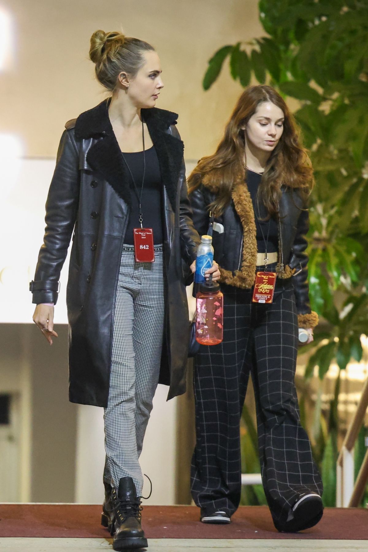 CARA DELVINGNE and MINKE Arrives at Sabrina Carpenter’s Concert in Los ...