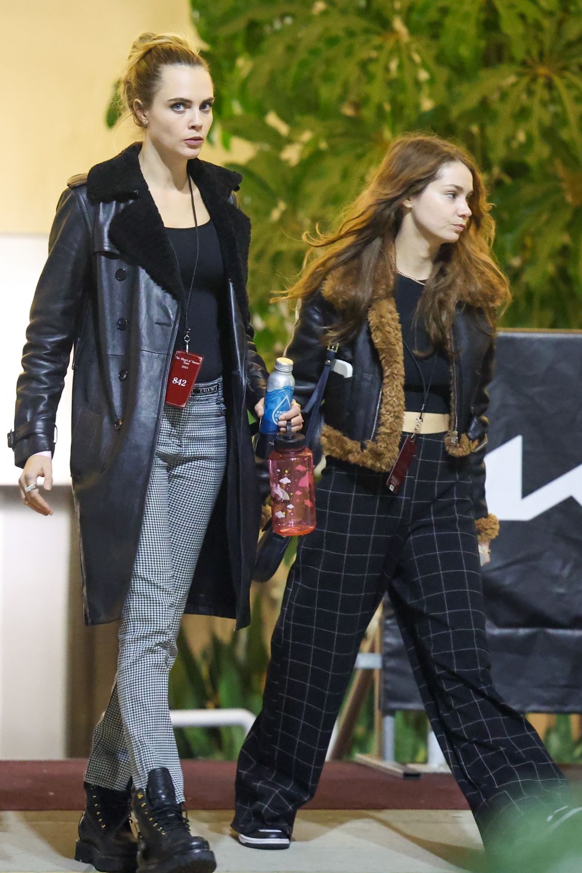 CARA DELVINGNE and MINKE Arrives at Sabrina Carpenter’s Concert in Los ...