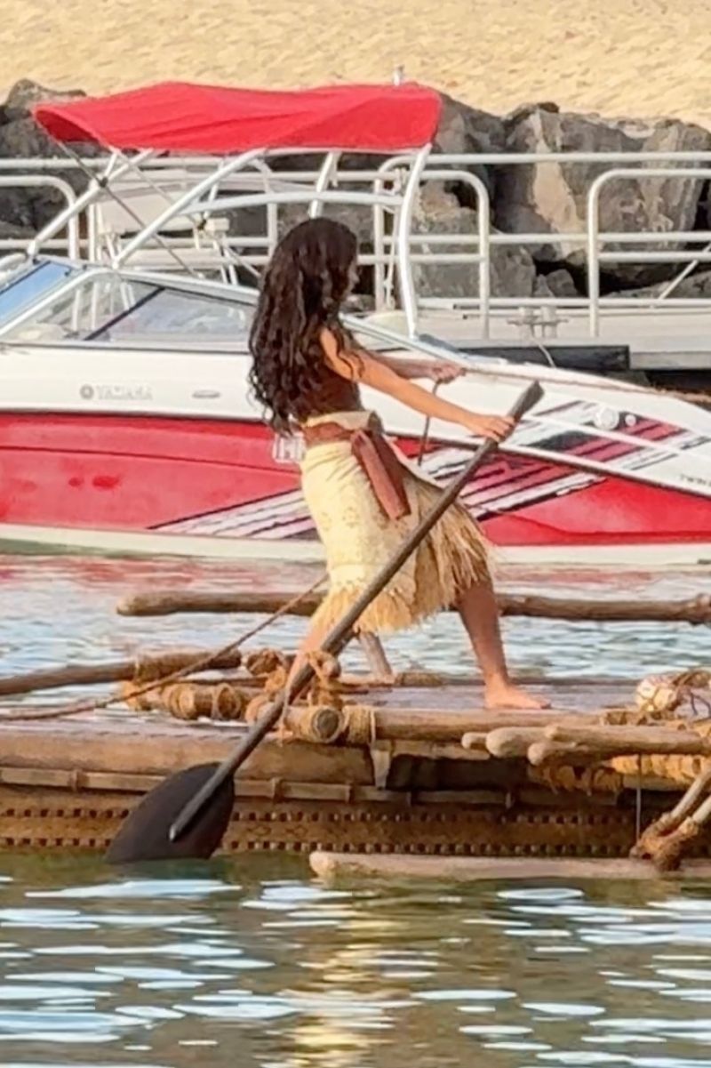 CATHERINE LAGA’AIA Films Iconic Scene for Disney Live-Action Moana in ...