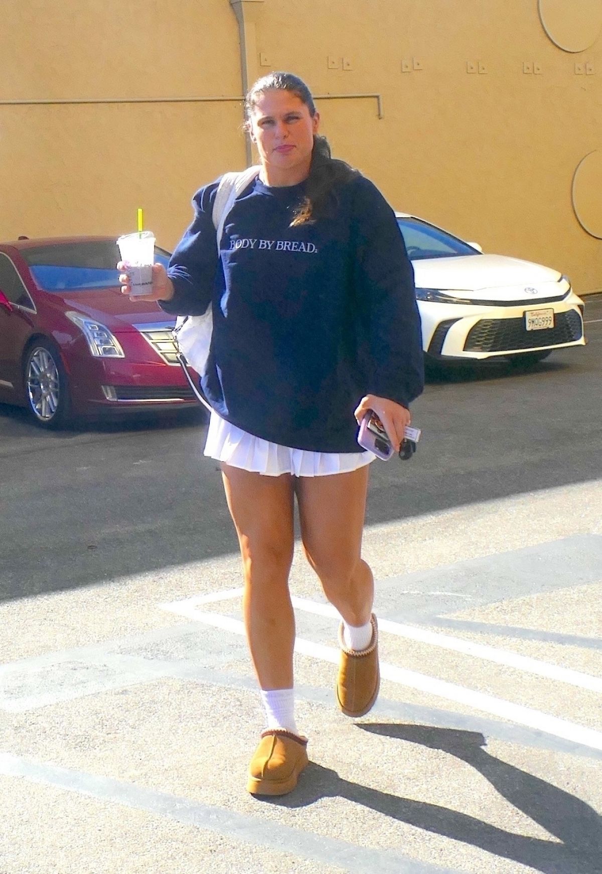 ILONA MAHER in a Tennis Skirt Arrives at DWTS Finals Rehearsals 11/22 ...