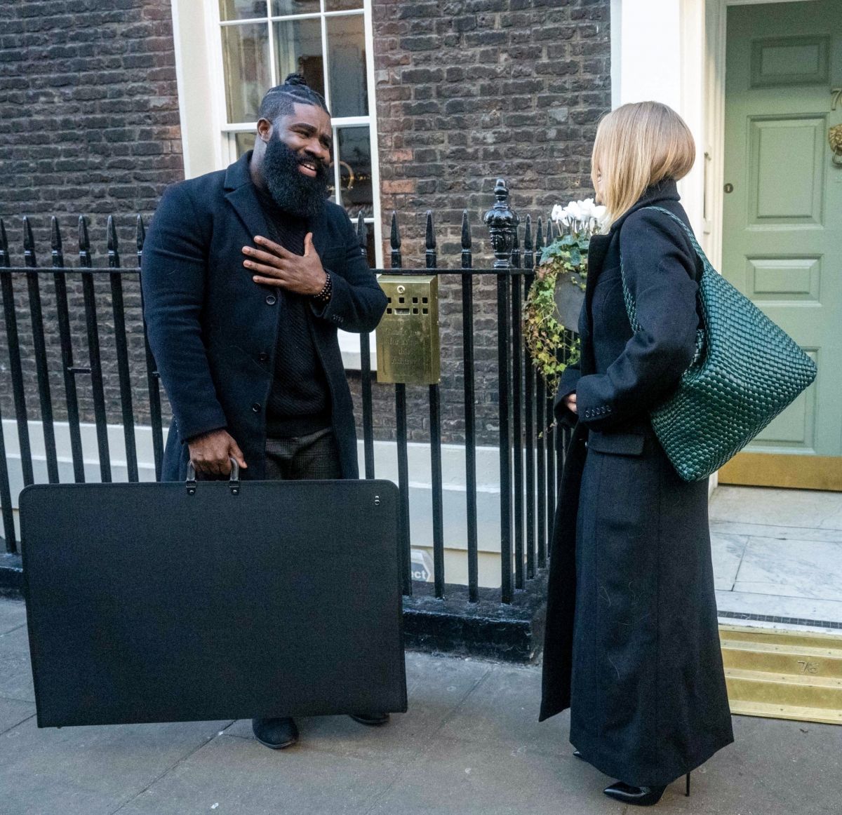 KATIE PIPER and Kelvin Okafor at Soho House in London 11/21/2024 ...