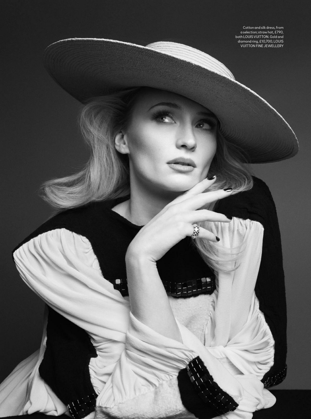 SOPHIE TURNER in Harper’s Bazaar UK, December 2024/January 2025 ...
