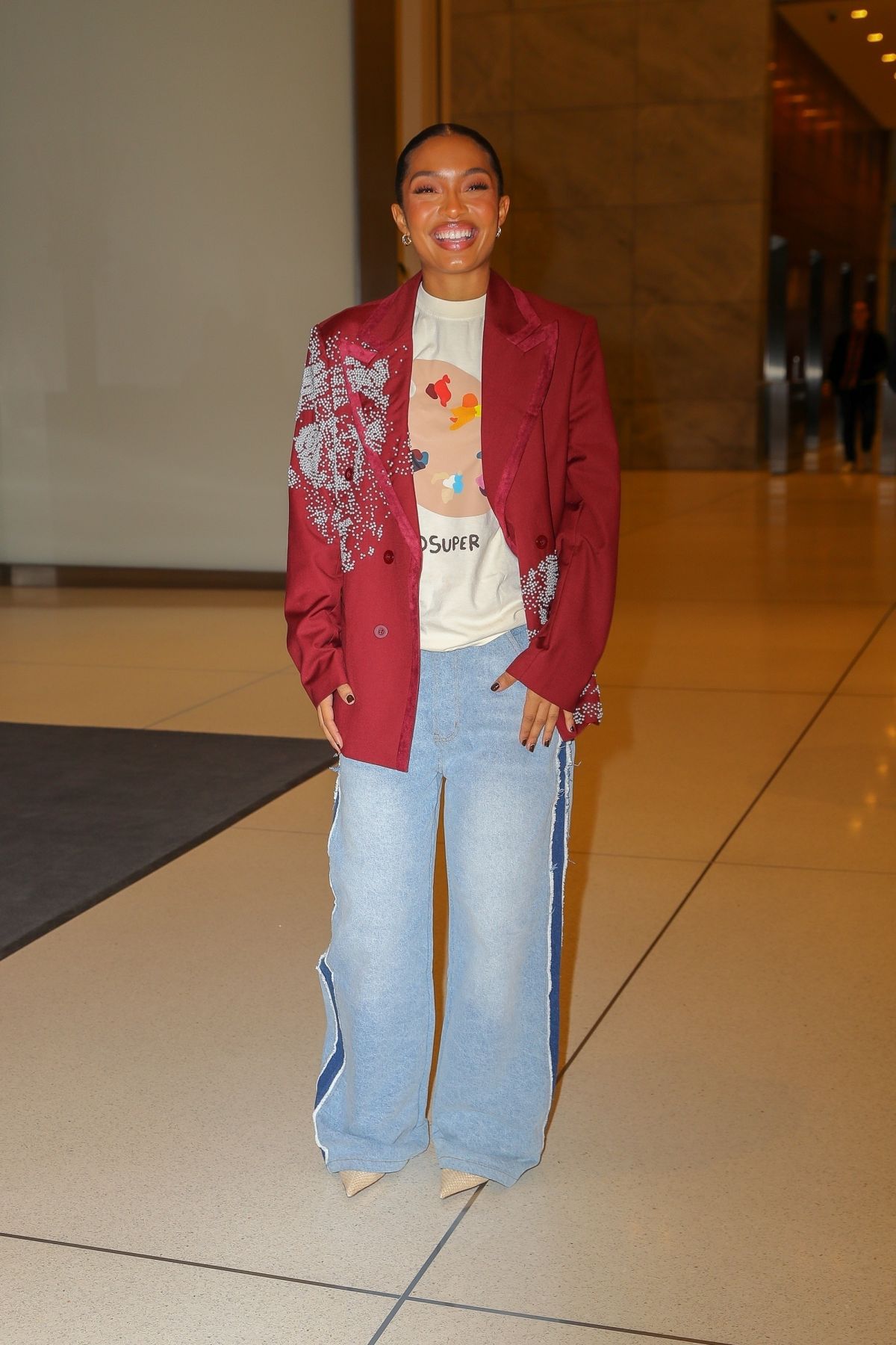 YARA SHAHIDI Arrives at SiriusXM Radio in New York 11/20/2024 – HawtCelebs